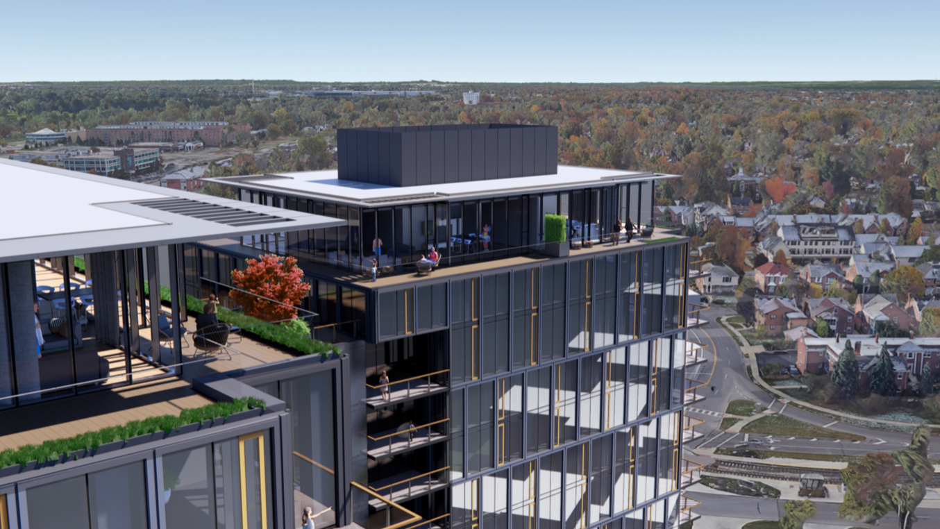 Sweating details of Van Aken apartment tower design in Shaker Heights ...