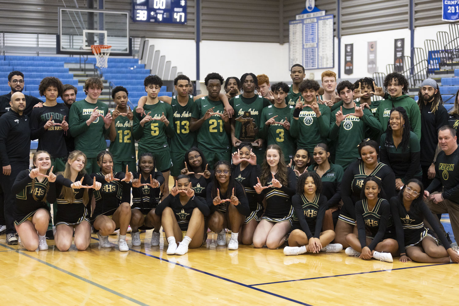 See photos as Ann Arbor Huron boys basketball takes home Division 1 ...