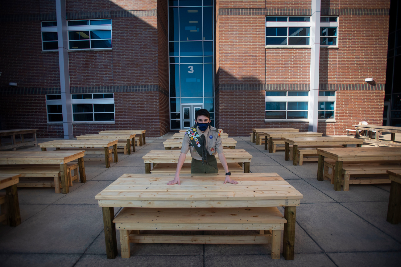 Teen completes Eagle Scout project by building an outdoor classroom ...