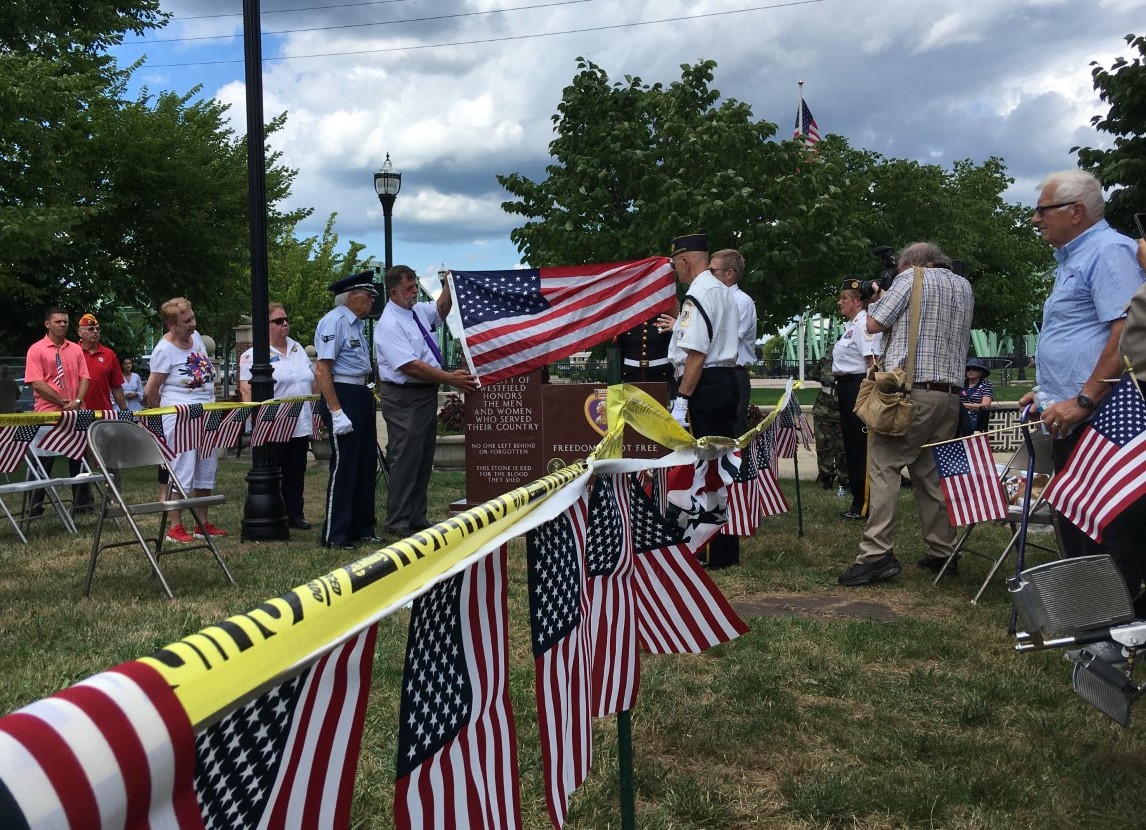Westfield unveils its Purple Heart monument - masslive.com