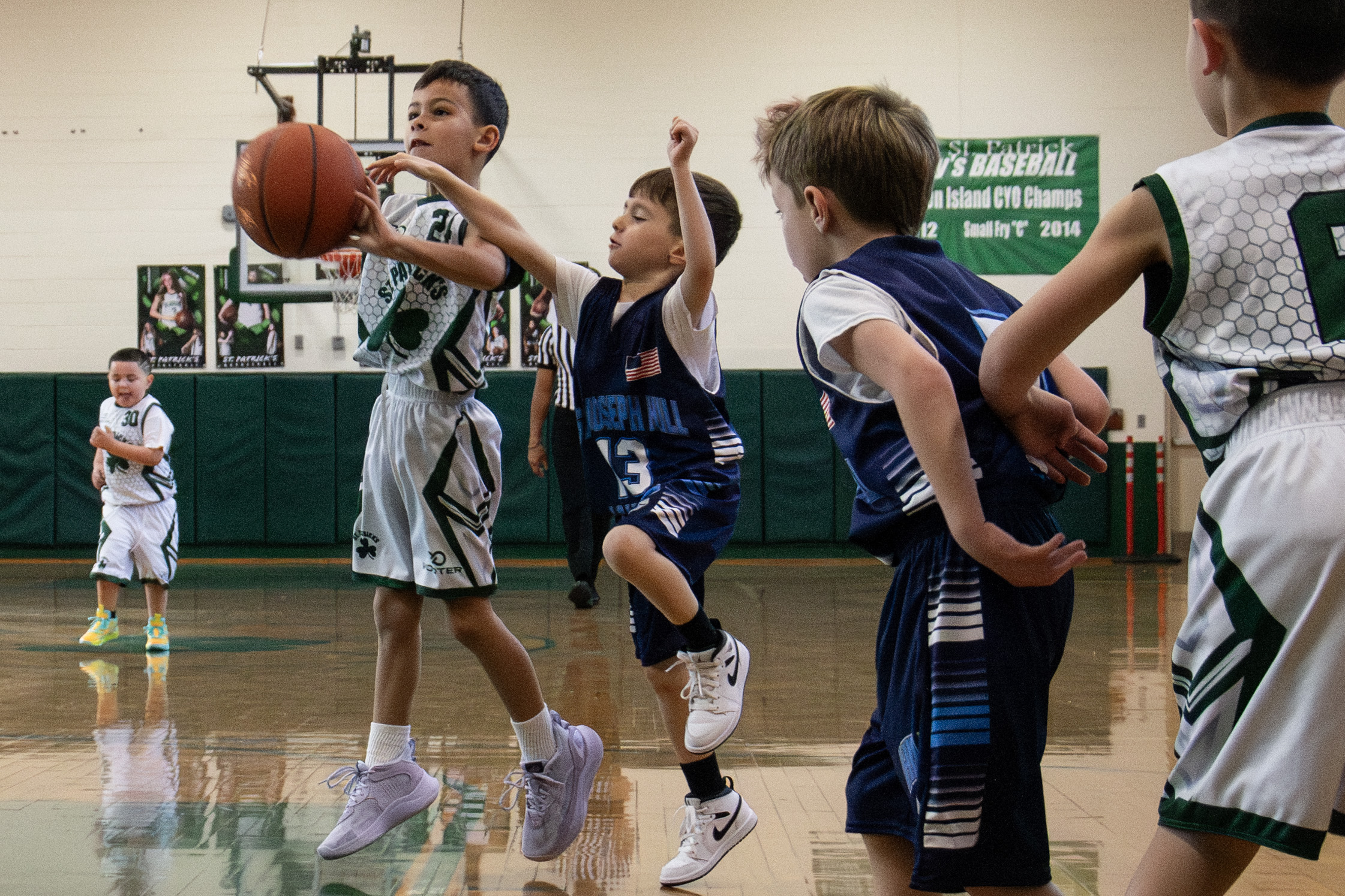 CYO Basketball players compete at St. Patrick's Sunday afternoon ...