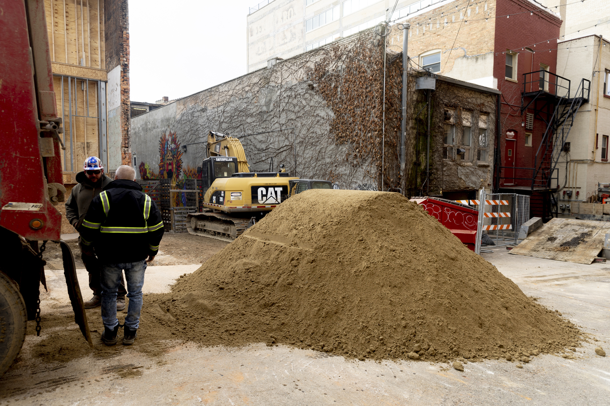 Downtown Flint building partially demolished in Brush Alley - mlive.com