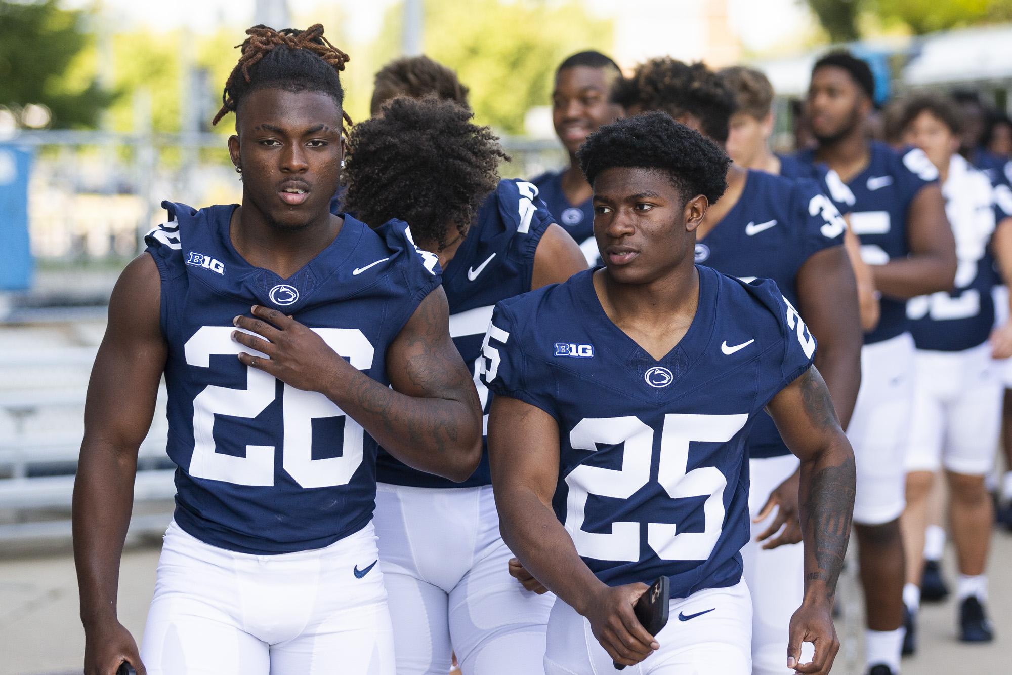 Penn State freshmen at football picture day - pennlive.com