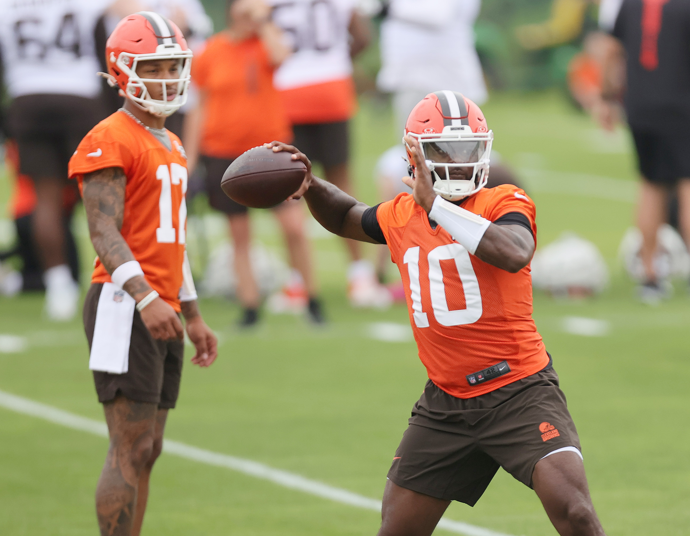 Day one of Cleveland Browns training camp at The Greenbrier, July 25 ...