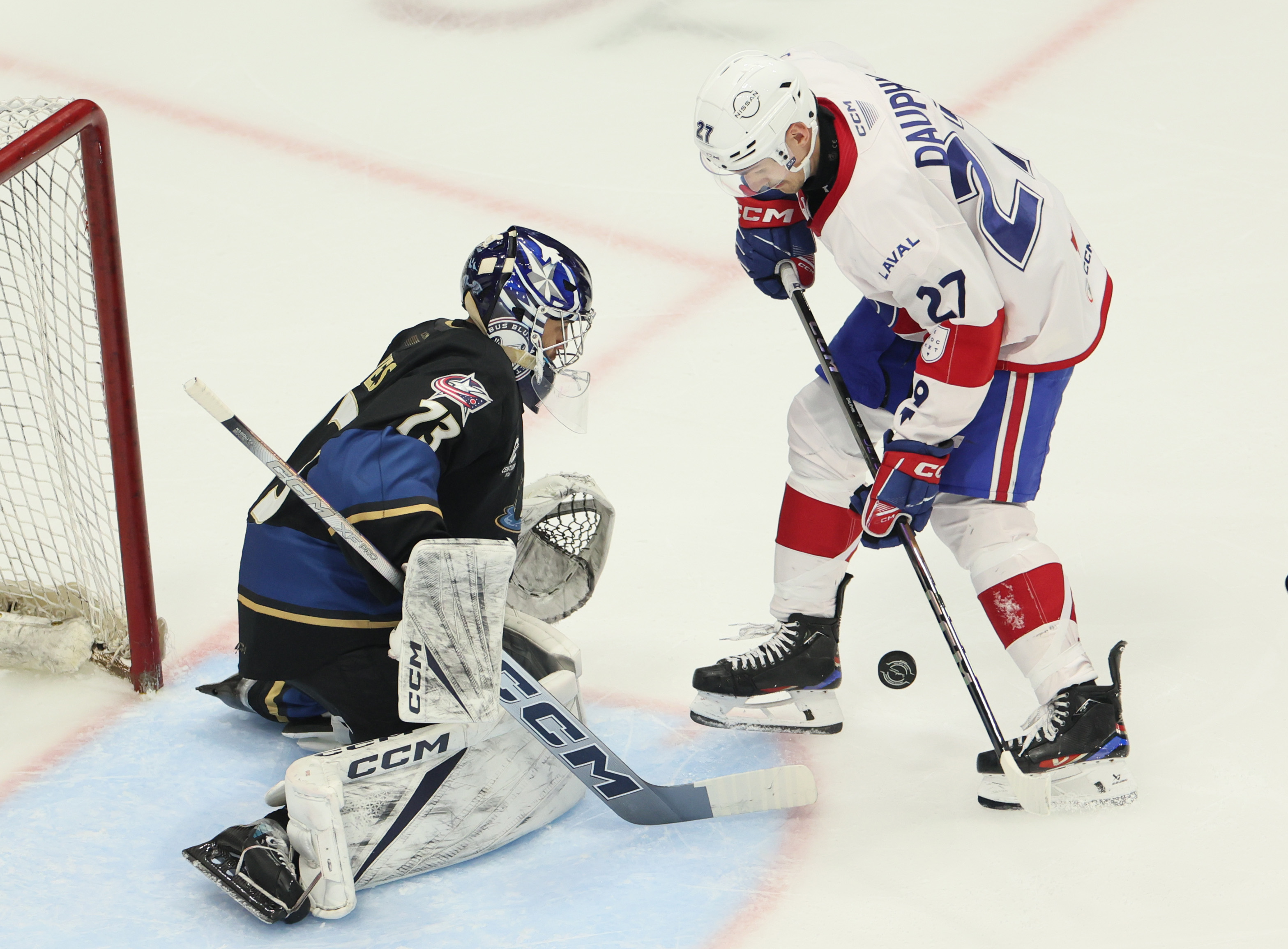 Cleveland Monsters vs. Laval Rocket in game 2 of AHL's North Division ...