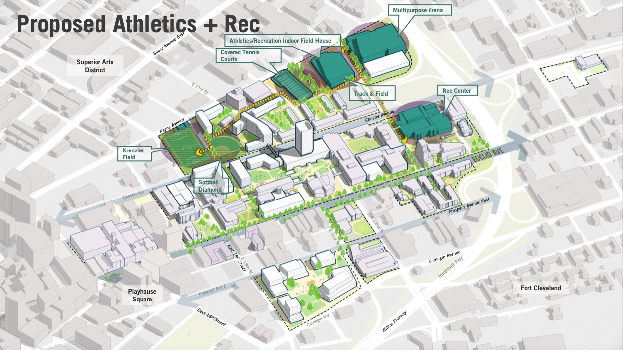 Cleveland State University unveils 10-year, $650M master plan ...