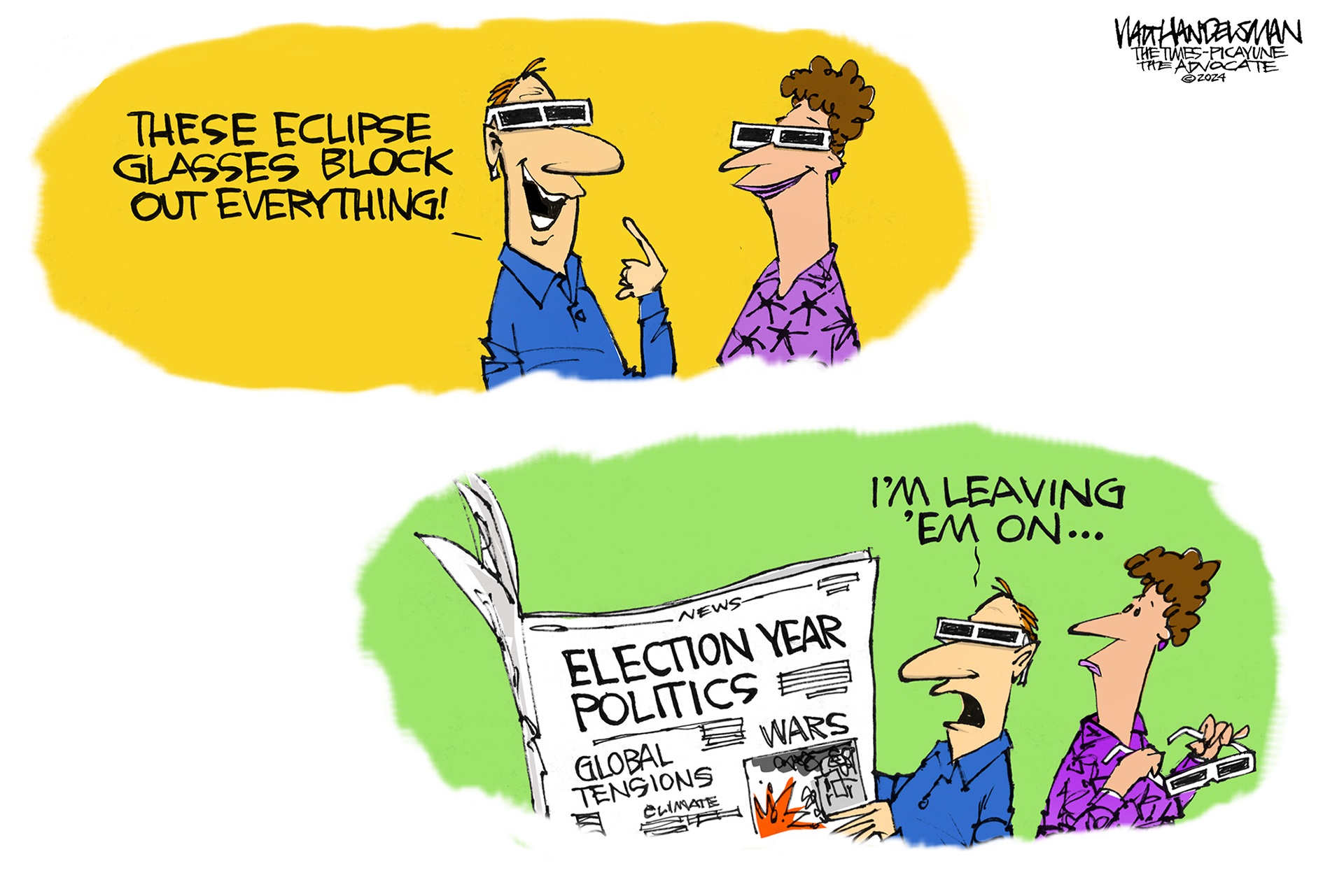 Editorial cartoons for April 14, 2024 - cleveland.com