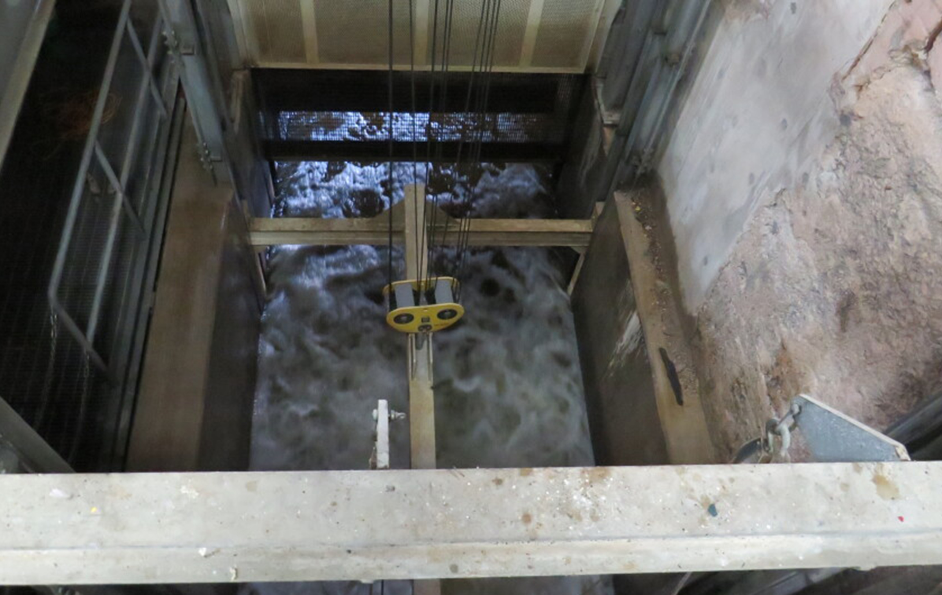 Fish elevator at the Menominee Dam - mlive.com