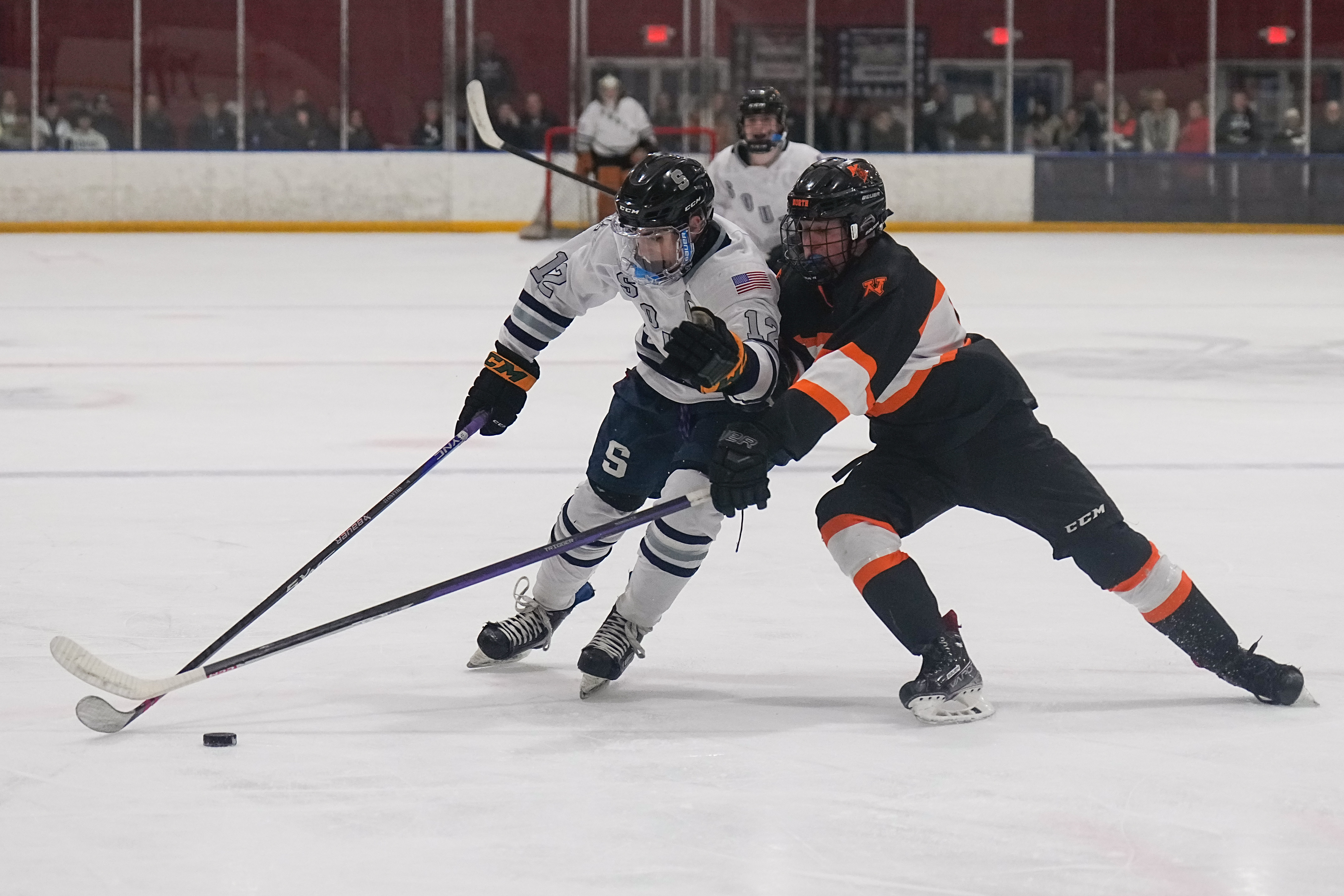 Boys Ice Hockey: Middletown South drops to Middletown North 4-2 in the ...