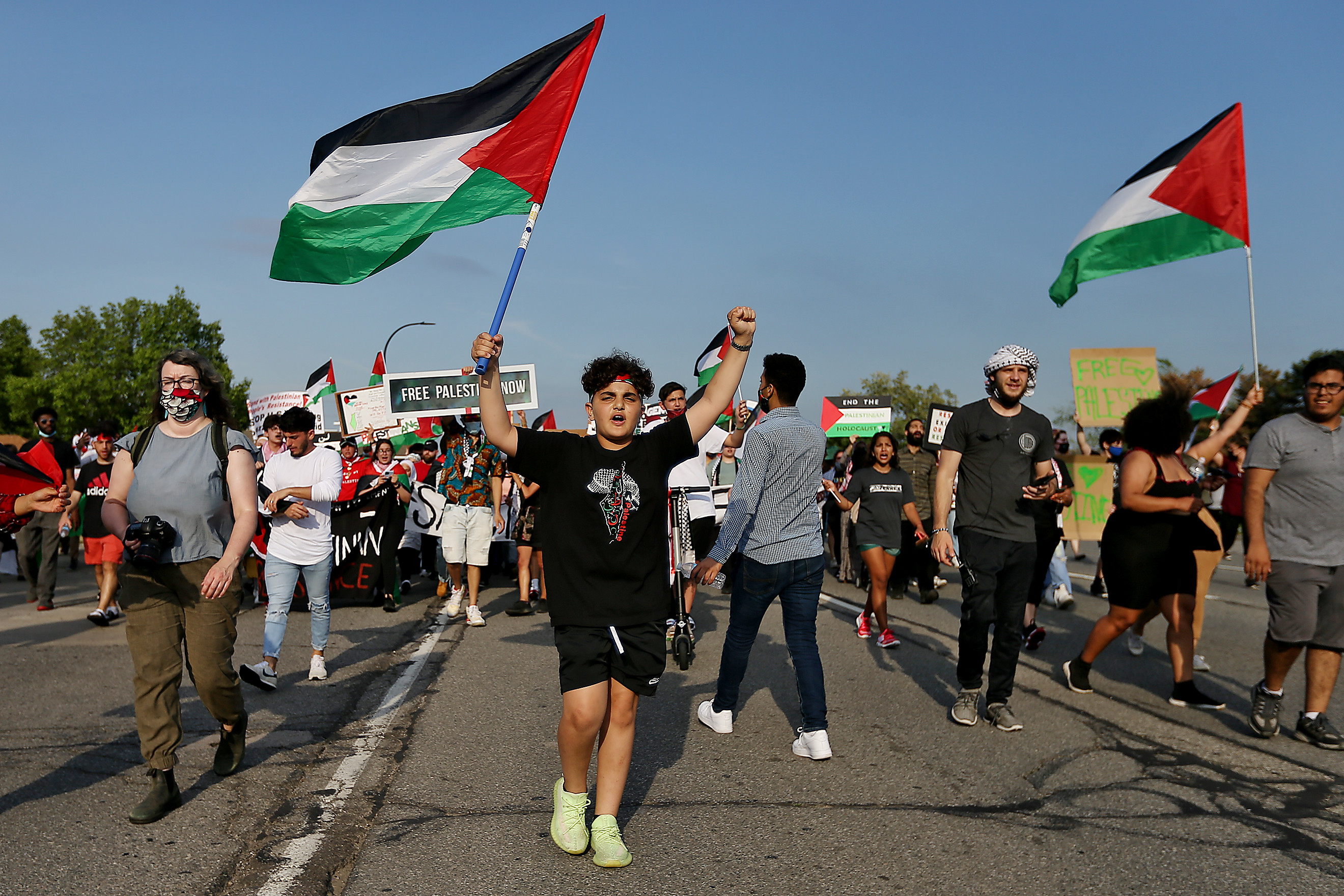 "Resistance Until Liberation" march in Dearborn – May 24, 2021 - mlive.com