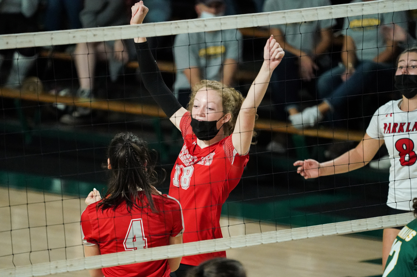 Parkland girls volleyball plays Emmaus in the 2021 EPC final ...