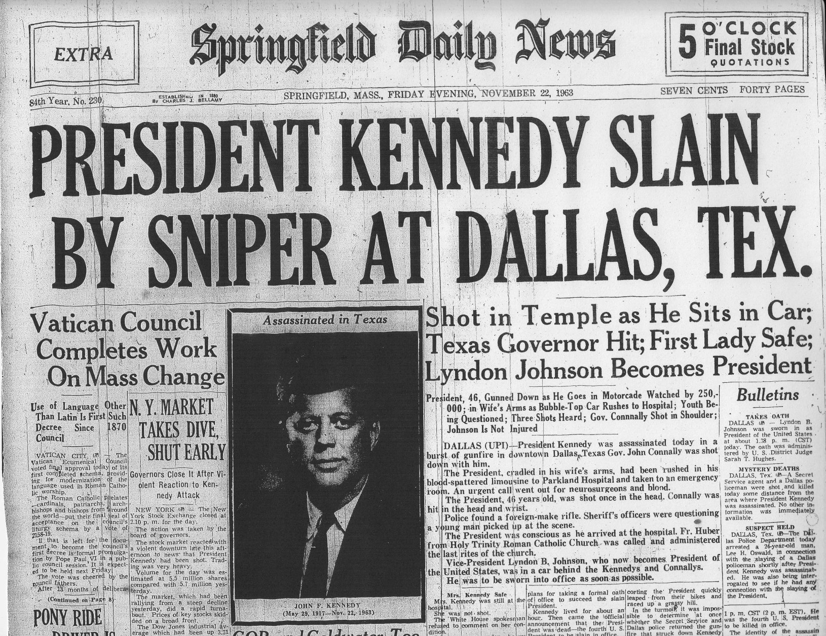 Since John F. Kennedy’s assassination, no U.S. president has visited ...