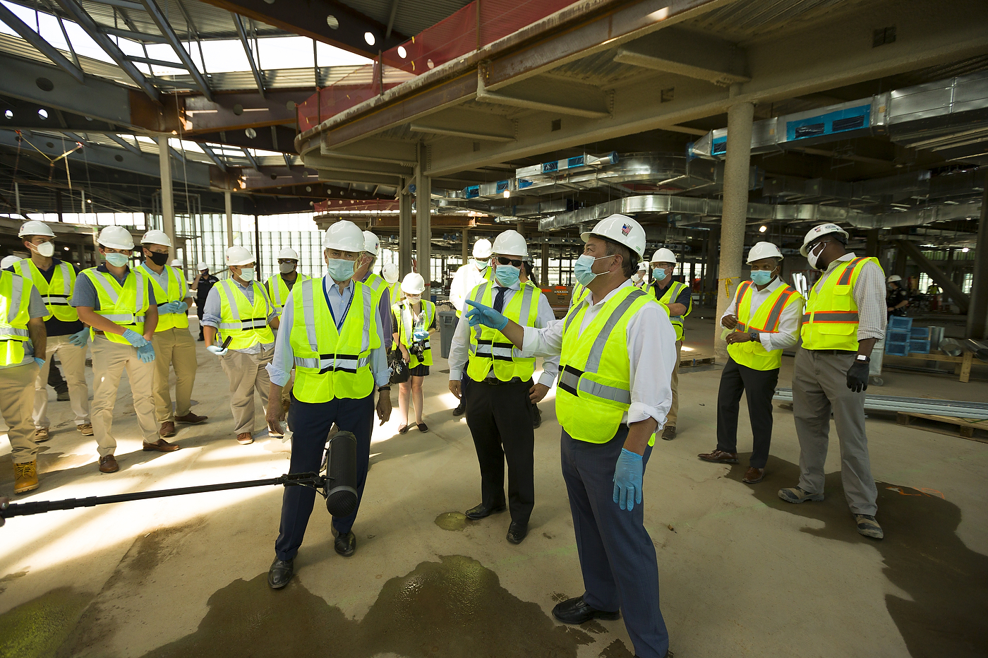 Newark Liberty Terminal One Progress Tour - nj.com