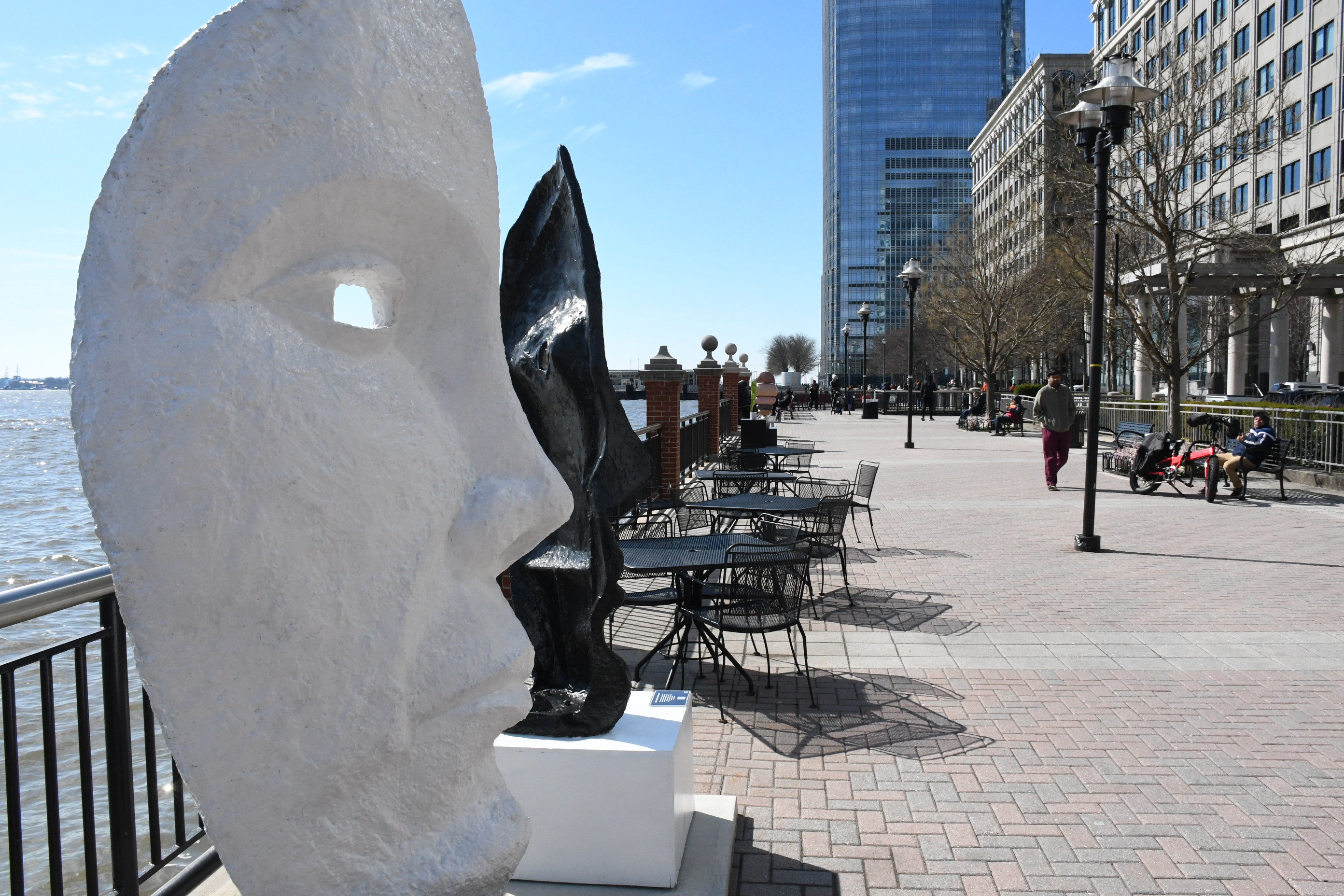 'Of Many Minds' art installation on Exchange Place waterfront - nj.com