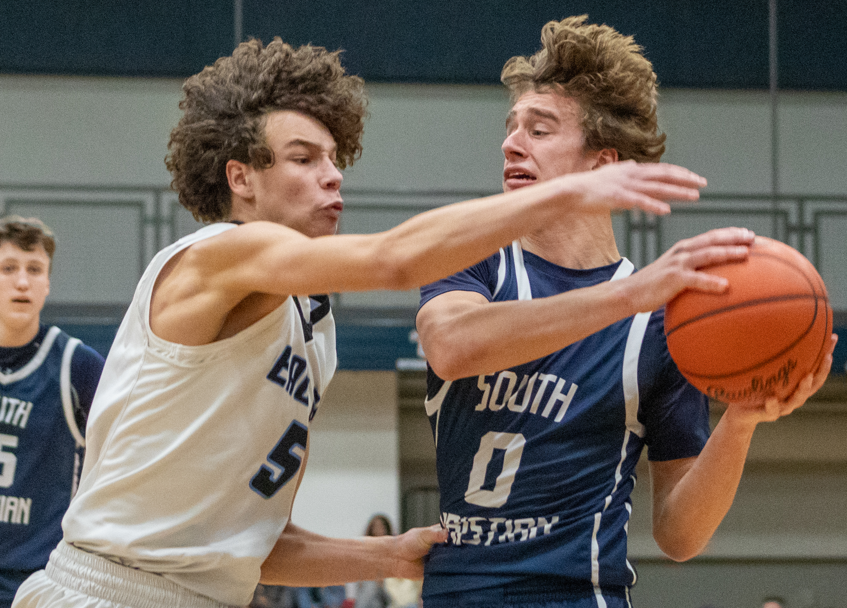 Division 2 district final boys varsity basketball game between South ...