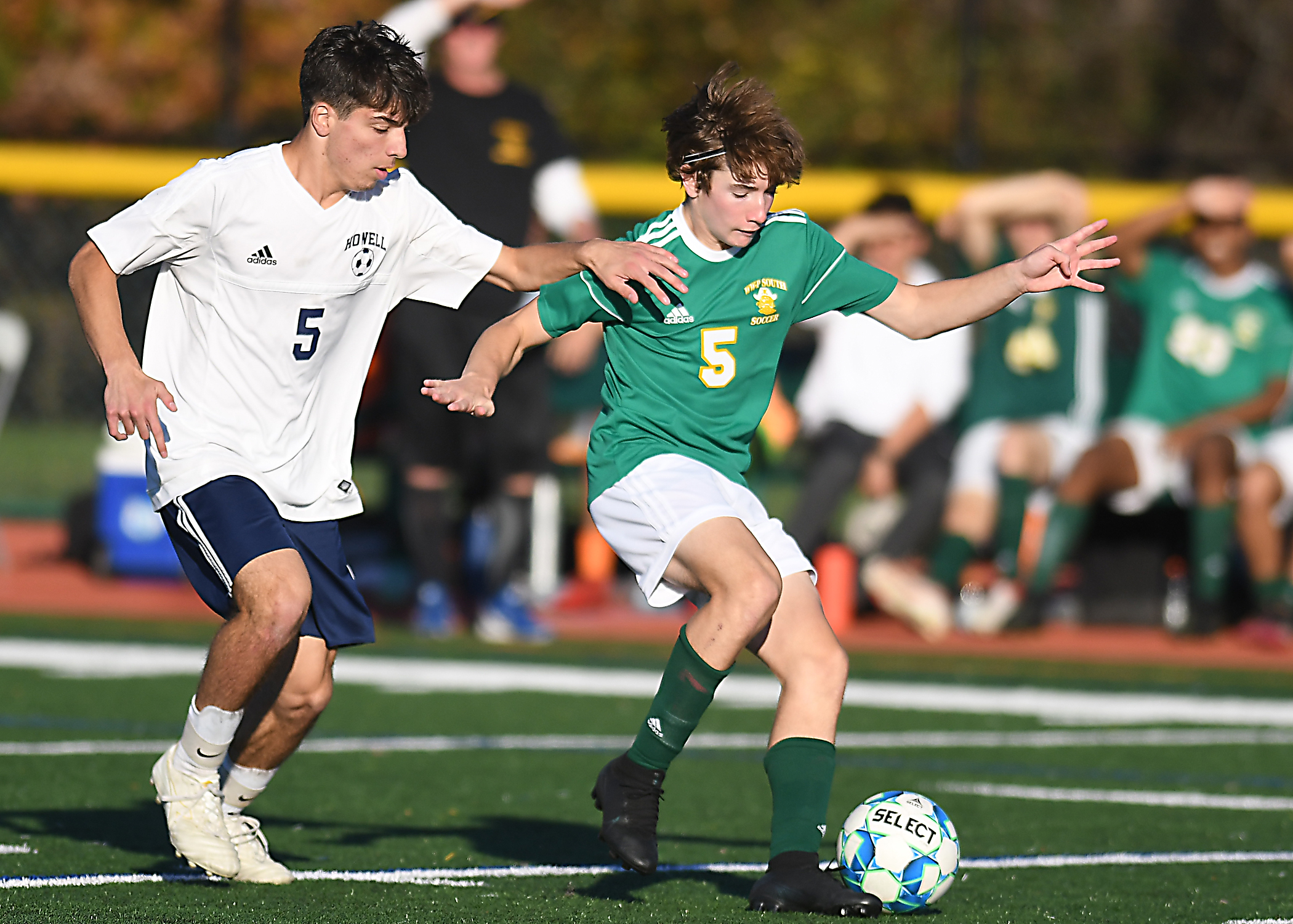 Howell Boys Soccer defeats West Windsor-Plainsboro South 3-2 in the CJ ...