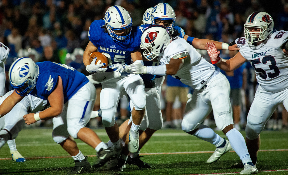 Nazareth football hosts Liberty on Sept. 23, 2022 - lehighvalleylive.com