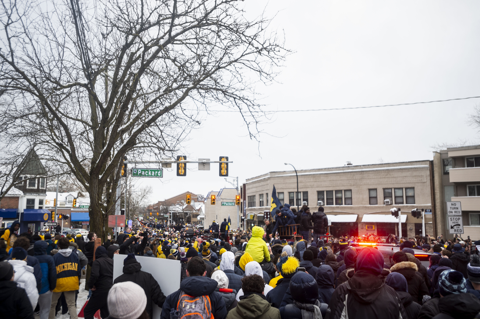 Michigan football celebrated as national champions at parade in Ann ...