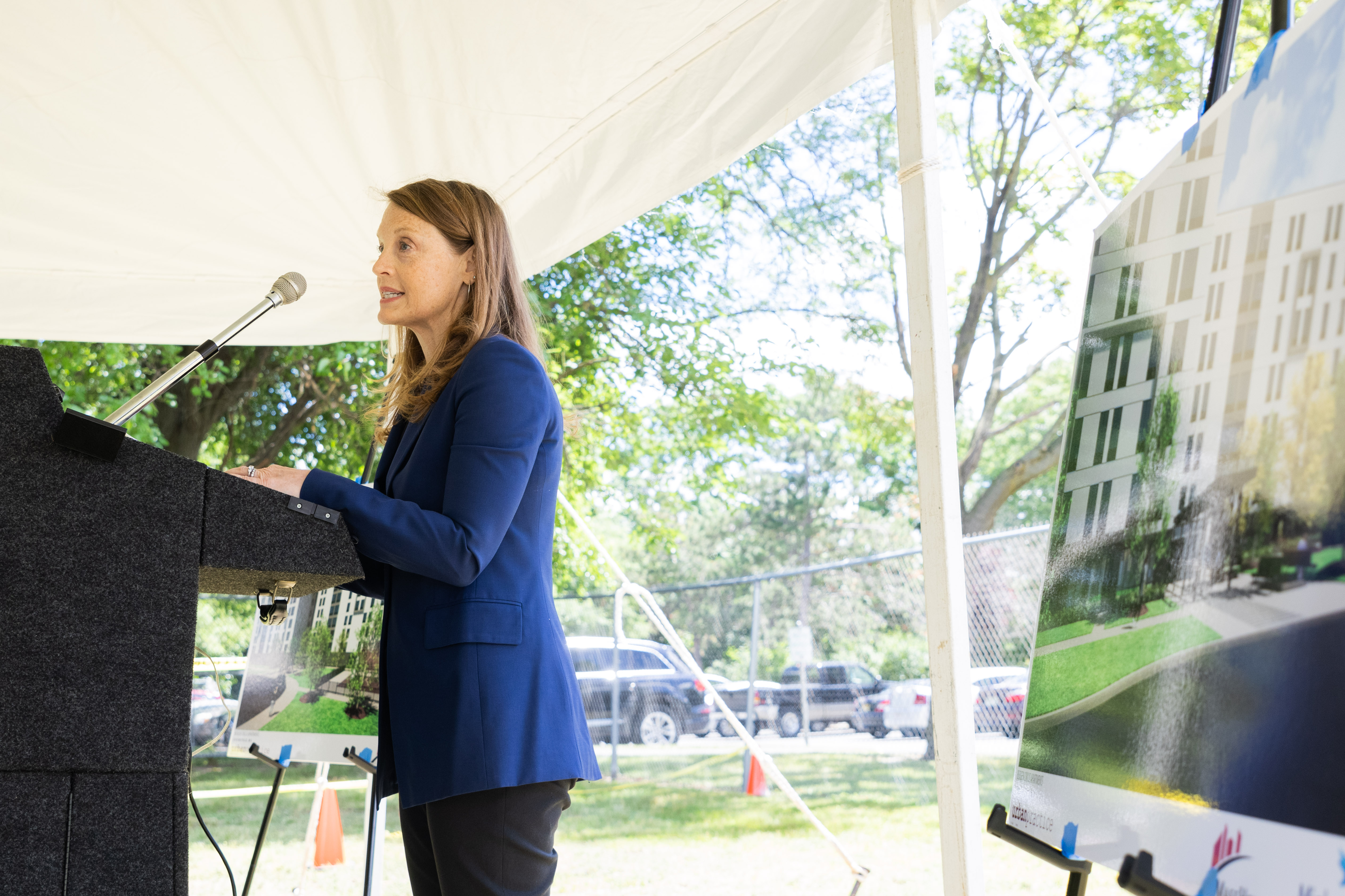 Groundbreaking ceremony for the renovation of Bergen Circle Housing ...