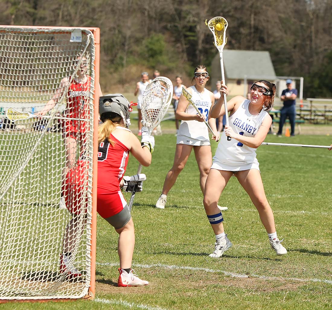 Hampshire vs Granby girls Lacrosse 4/24/25 - masslive.com