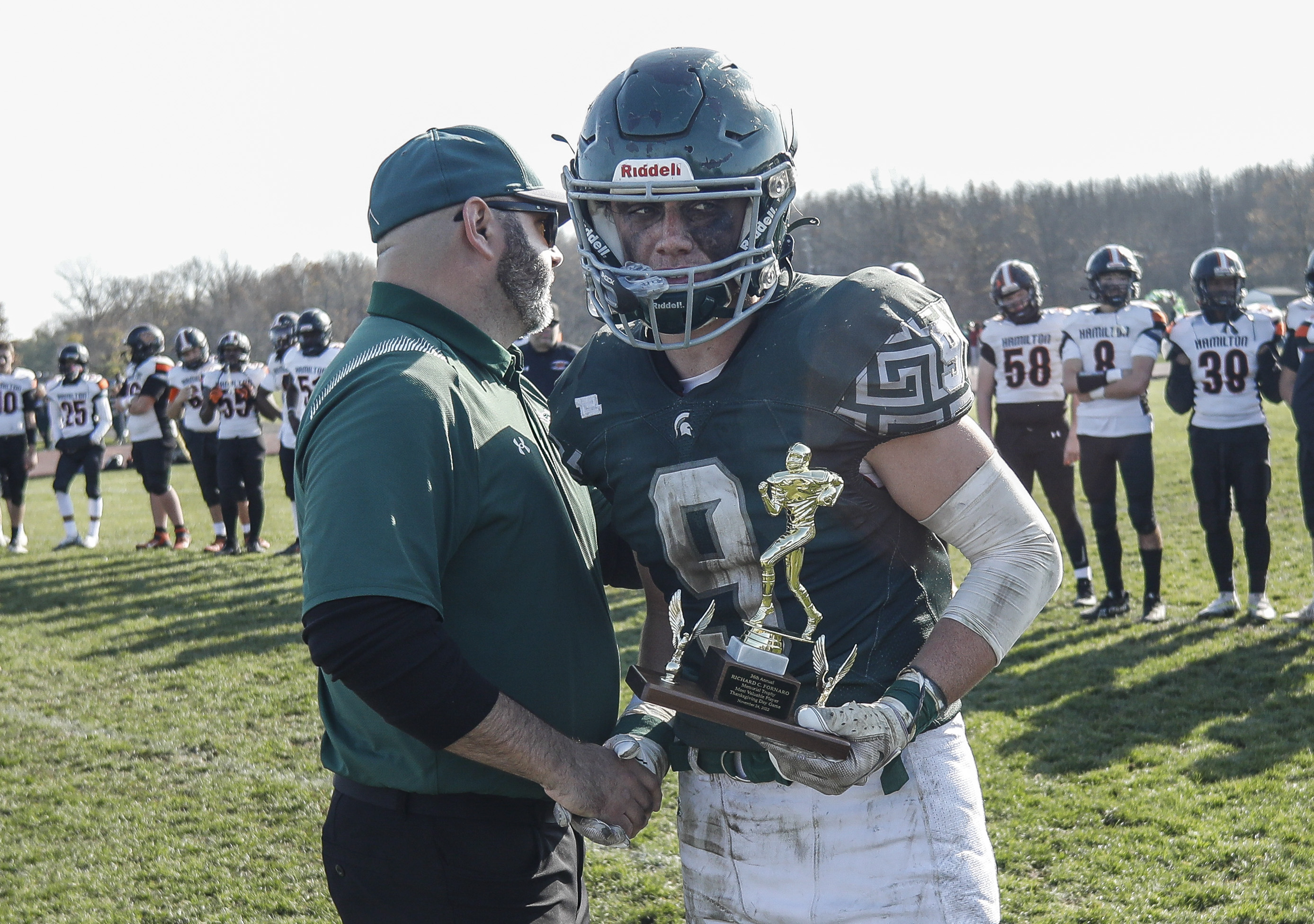 Football: Steinert vs. Hamilton West in Thanksgiving Day rivalry game ...