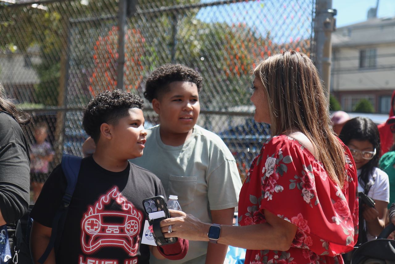 PS 78 kicks off back-to-school with backpack giveaway - silive.com
