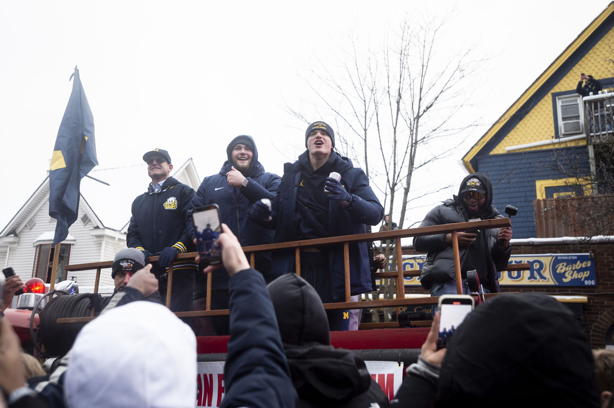 Michigan football celebrated as national champions at parade in Ann ...