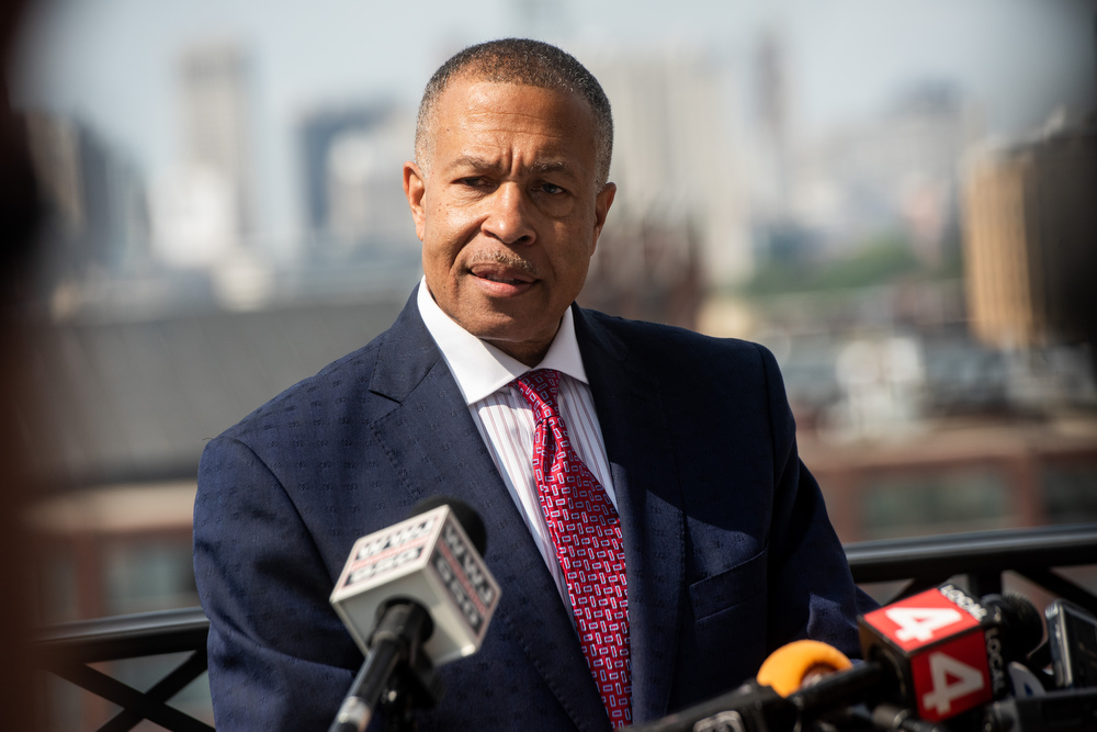 Former Detroit Police Chief James Craig press conference announcing ...