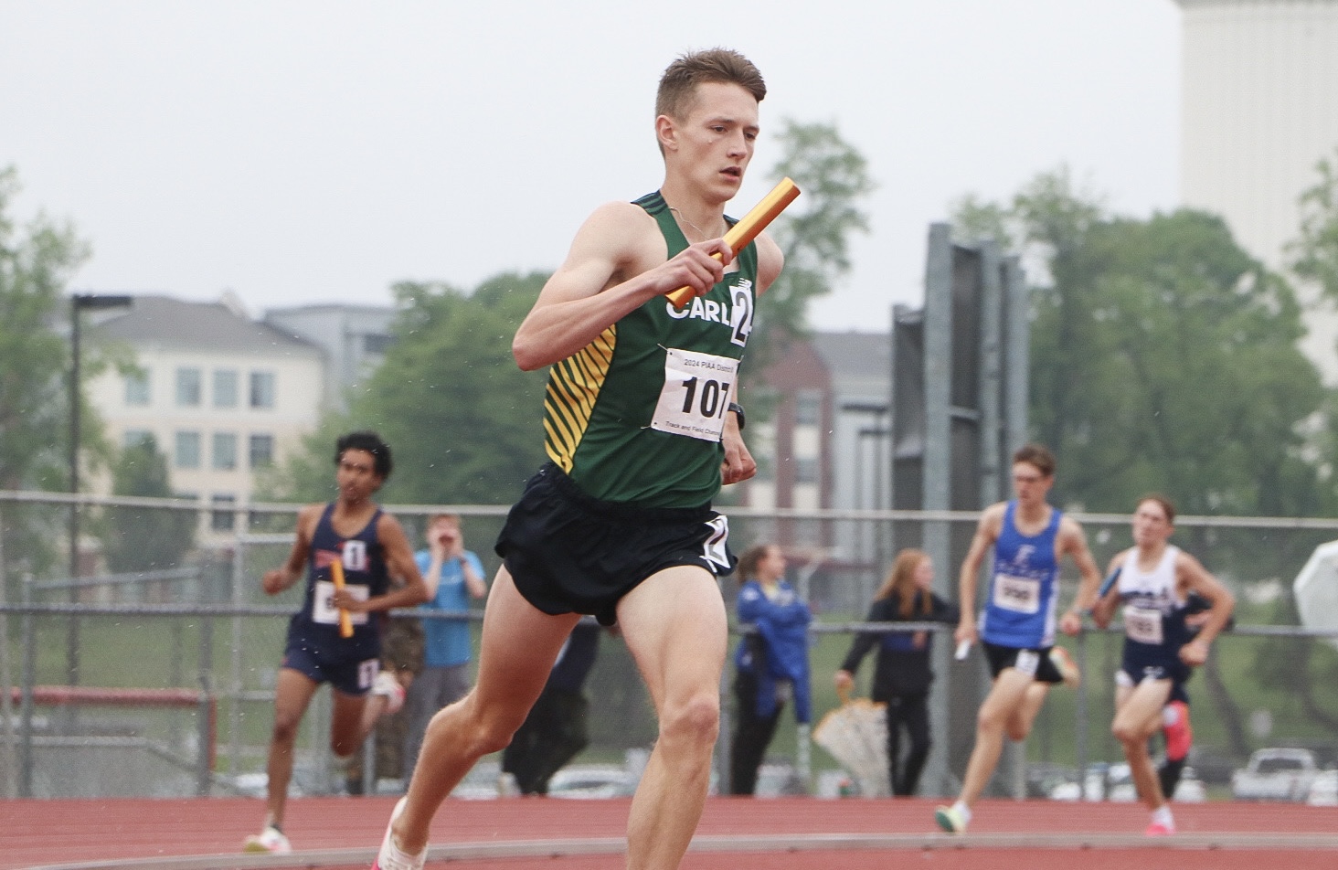 Mid-Penn Conference athletes compete during the 2024 District 3 track ...