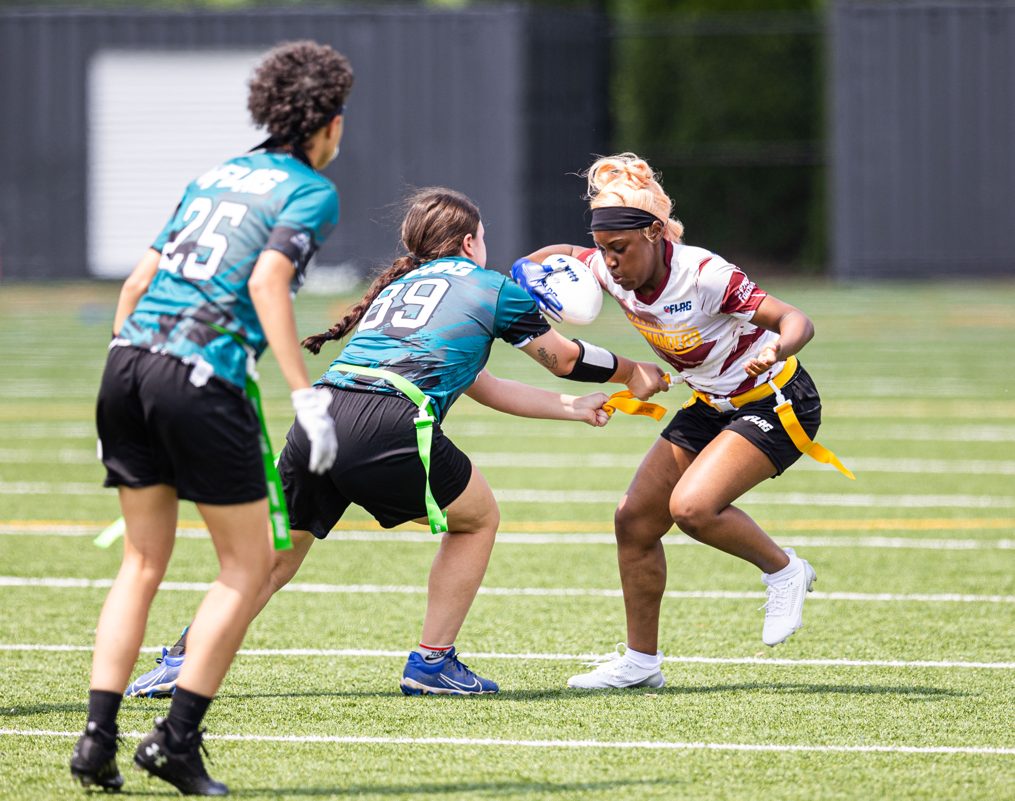 First round of the Big 33 girls flag football tournament - pennlive.com