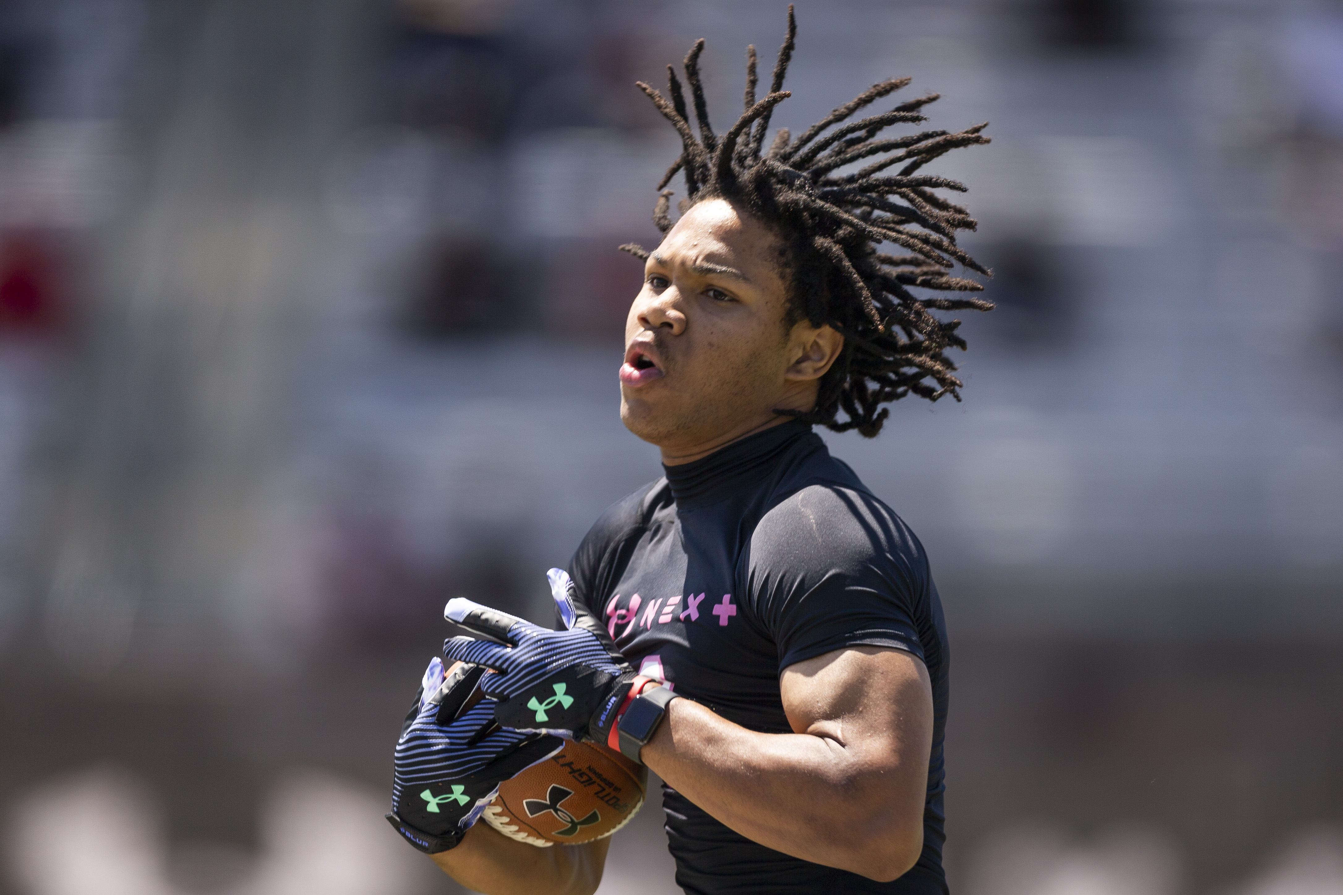 Defensive stars at the Under Armour Next Football Camp Series in ...