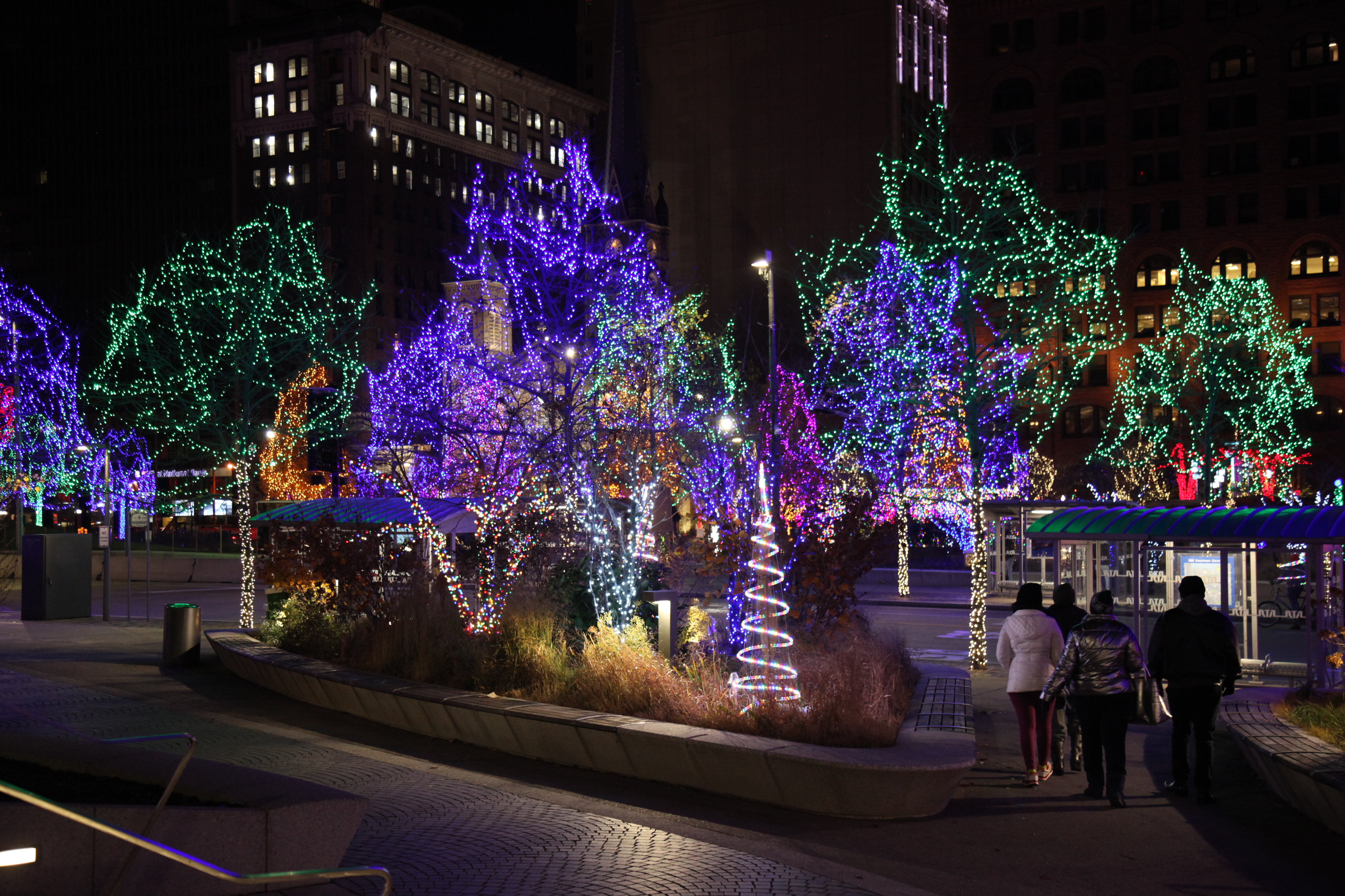 Winterfest 2020 tree lighting on Cleveland's Public Square - cleveland.com