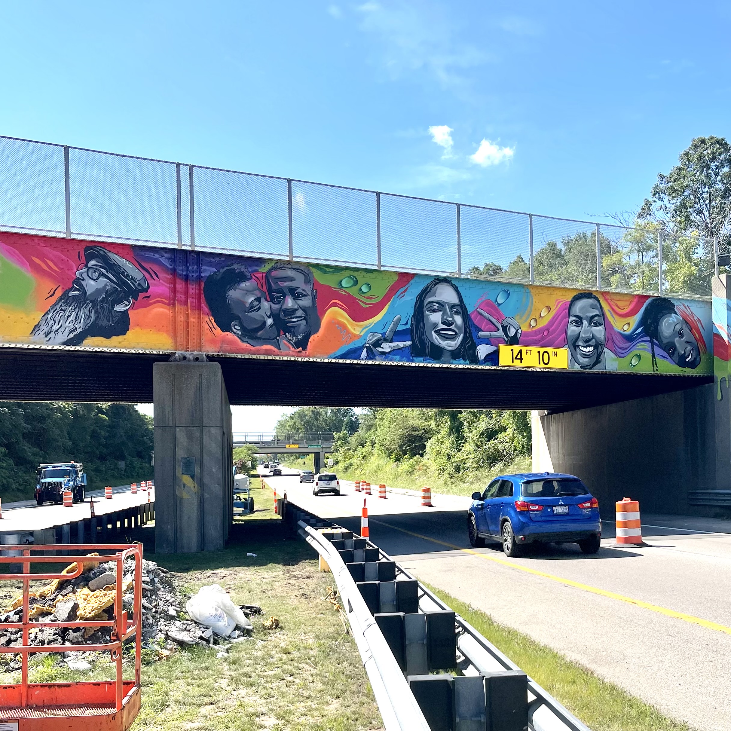 Four murals transform rusty overpasses in Muskegon - mlive.com