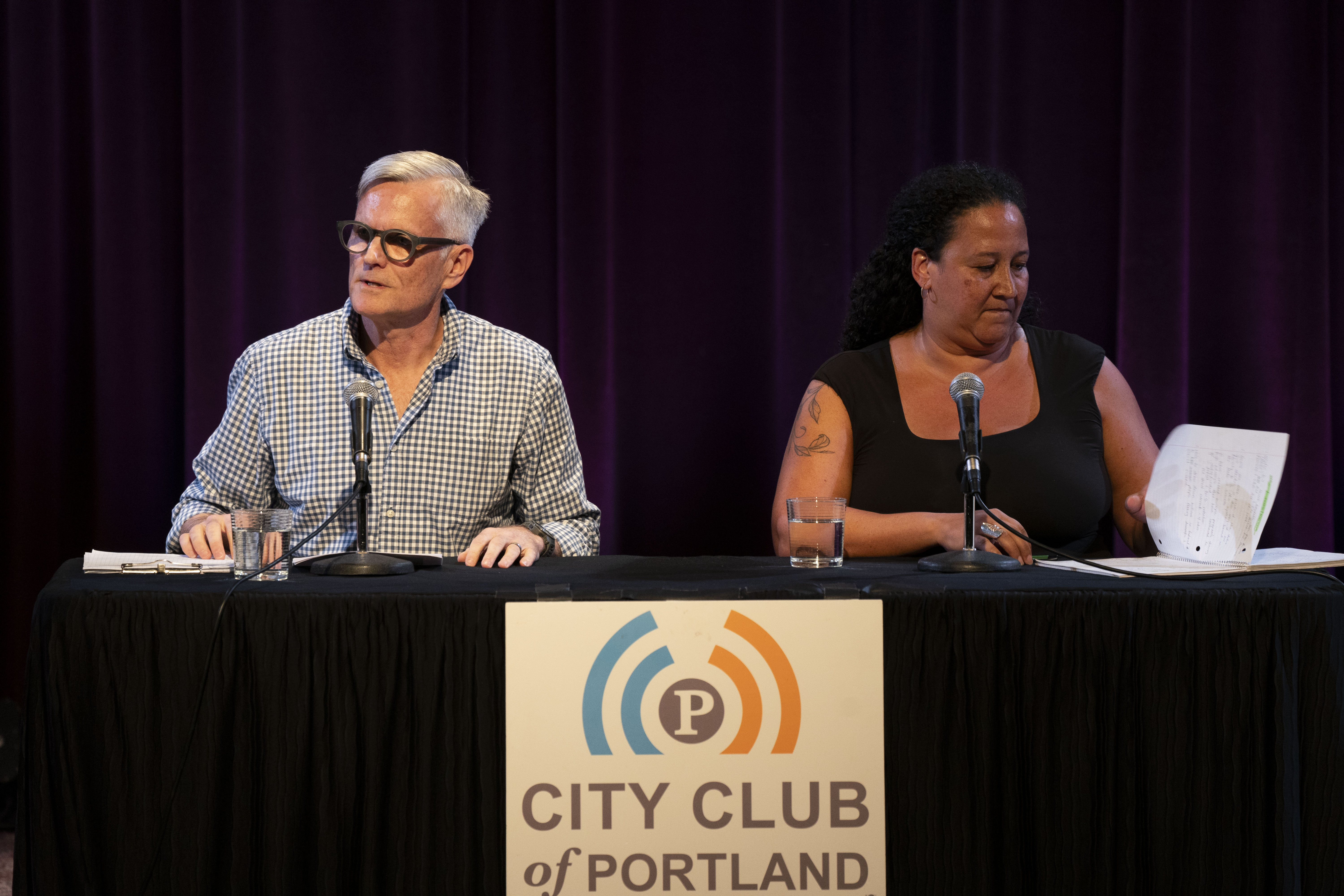 Shannon Singleton and Sam Adams debate at Portland City Club forum ...