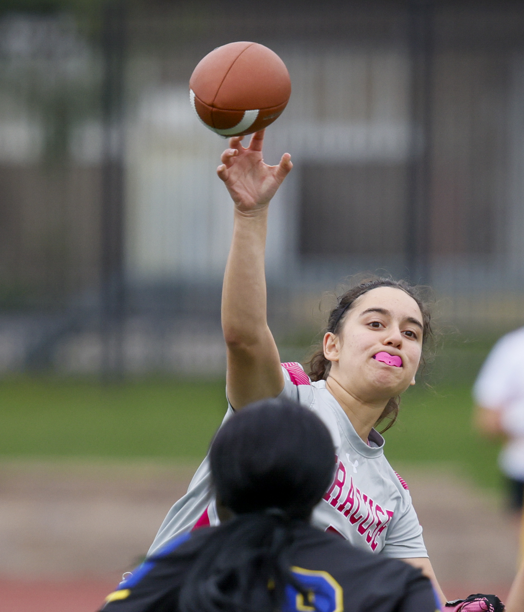 The North defeats the South in a CNY girls high school flag football ...