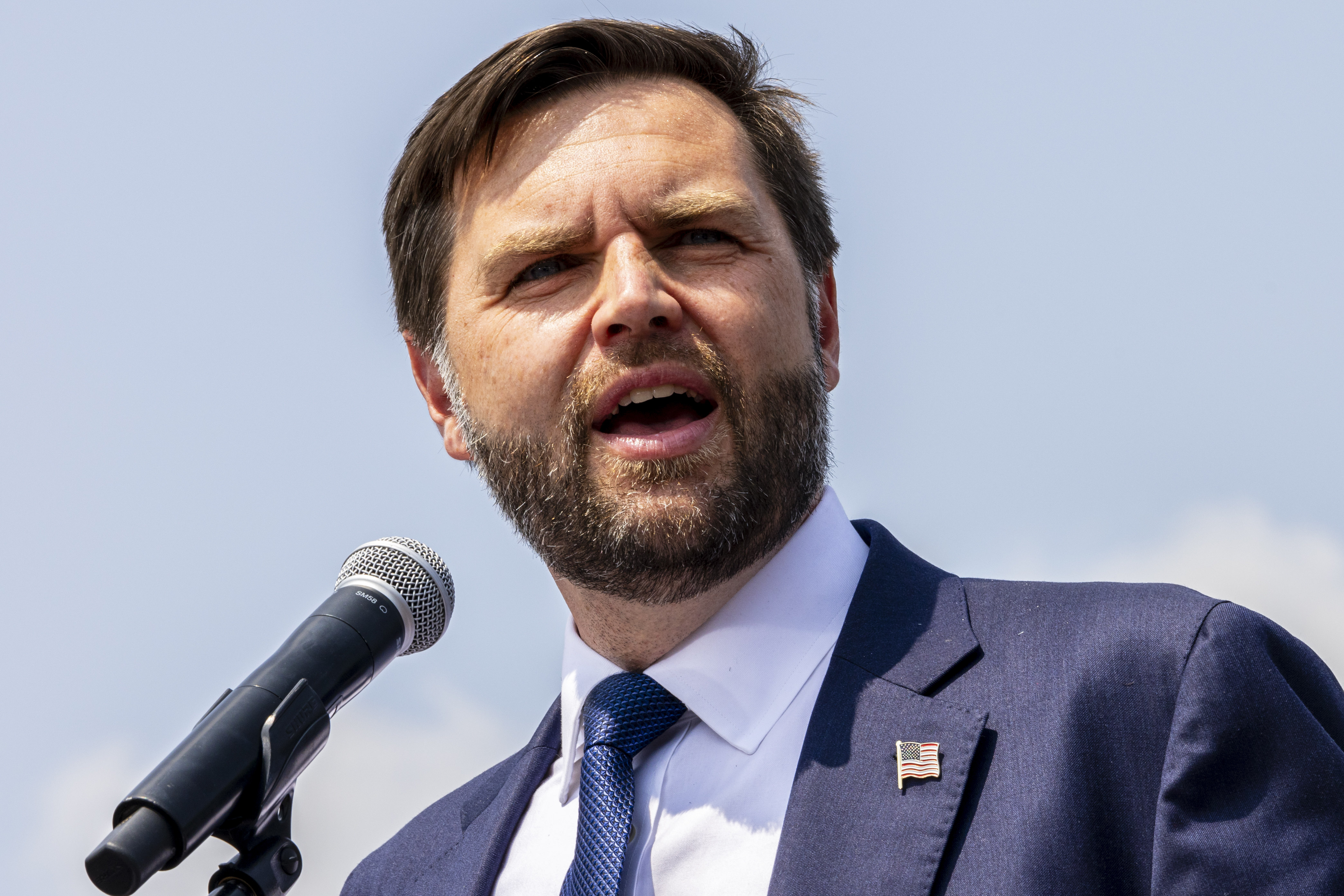 Vice presidential candidate, JD Vance, visits Byron Center for the 2024 ...