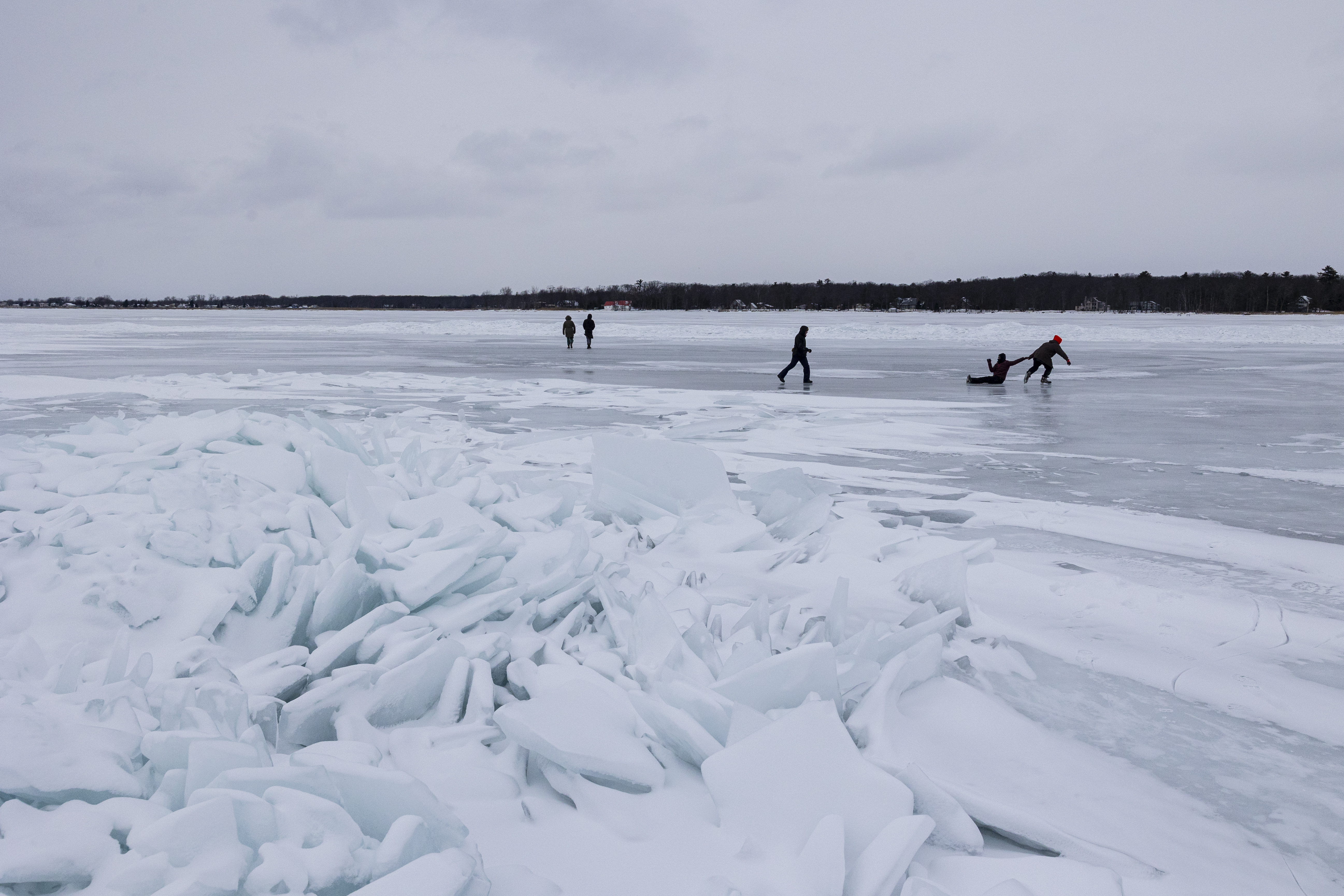 Saginaw Bay turns into moonscape of ice after deep freeze - mlive.com