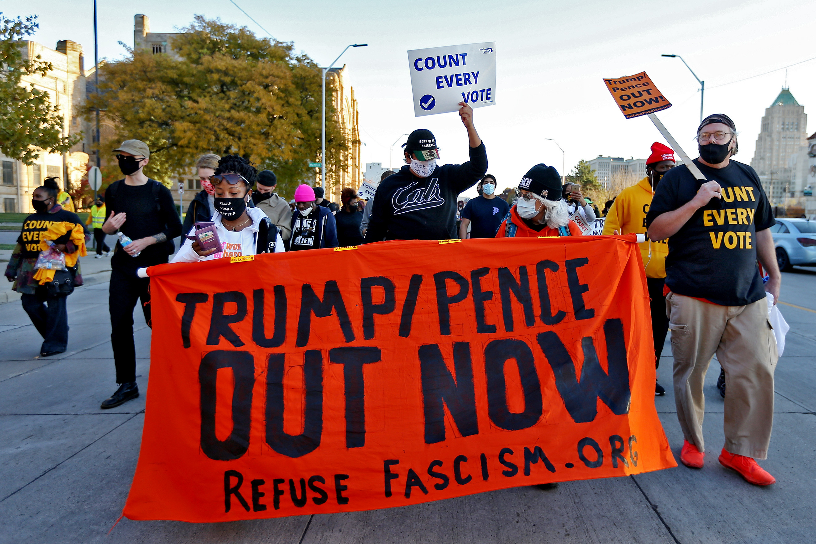 Tensions rise as Detroit finishes counting election ballots - mlive.com