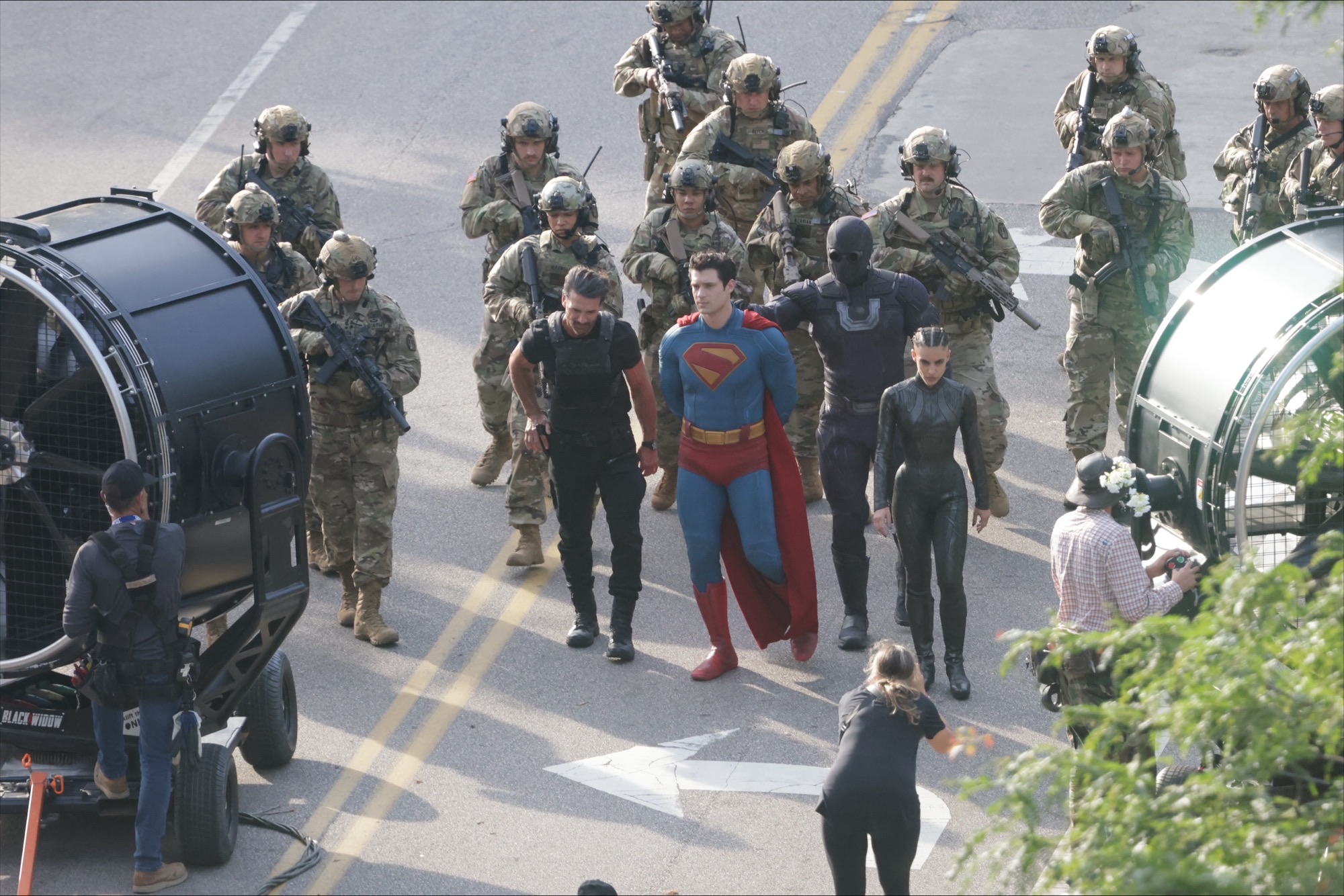 Filming continues on set of Superman in downtown Cleveland, June 25 ...