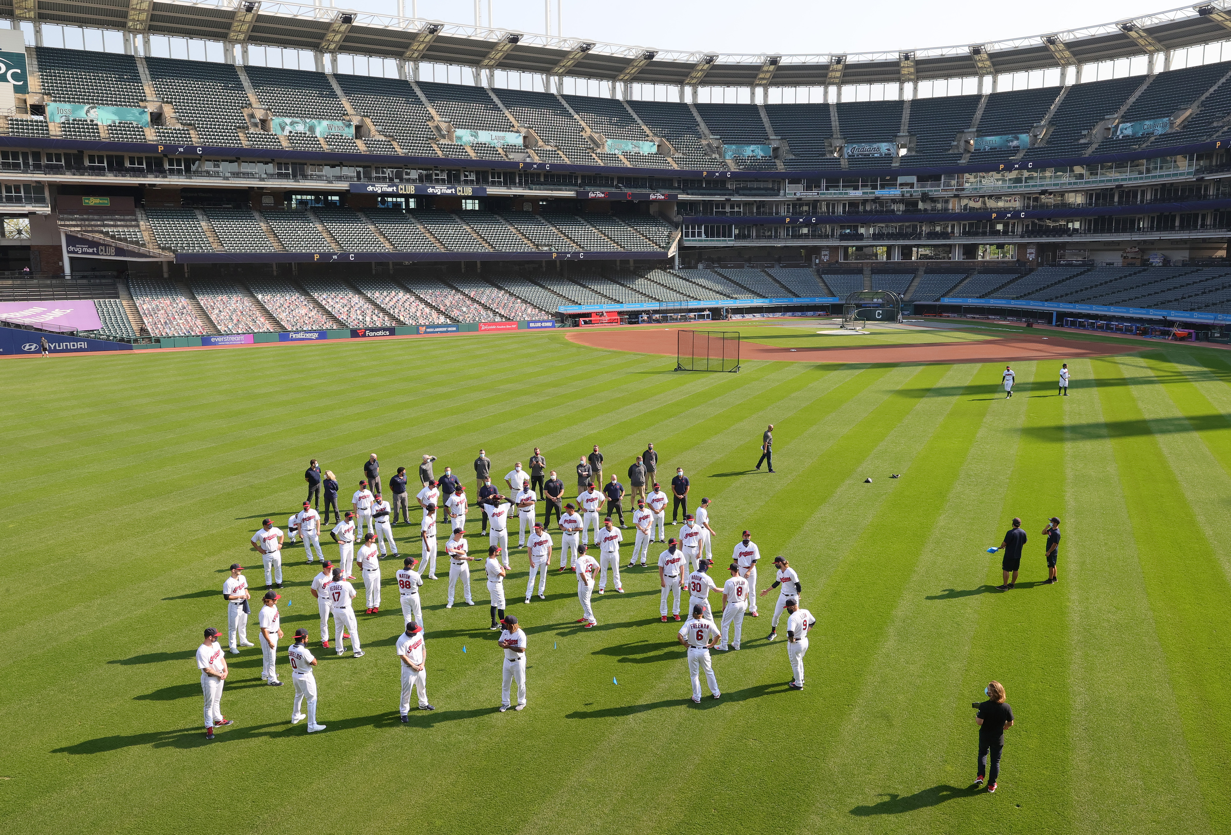 Cleveland Indians team photo shoot, September 25, 2020 - cleveland.com