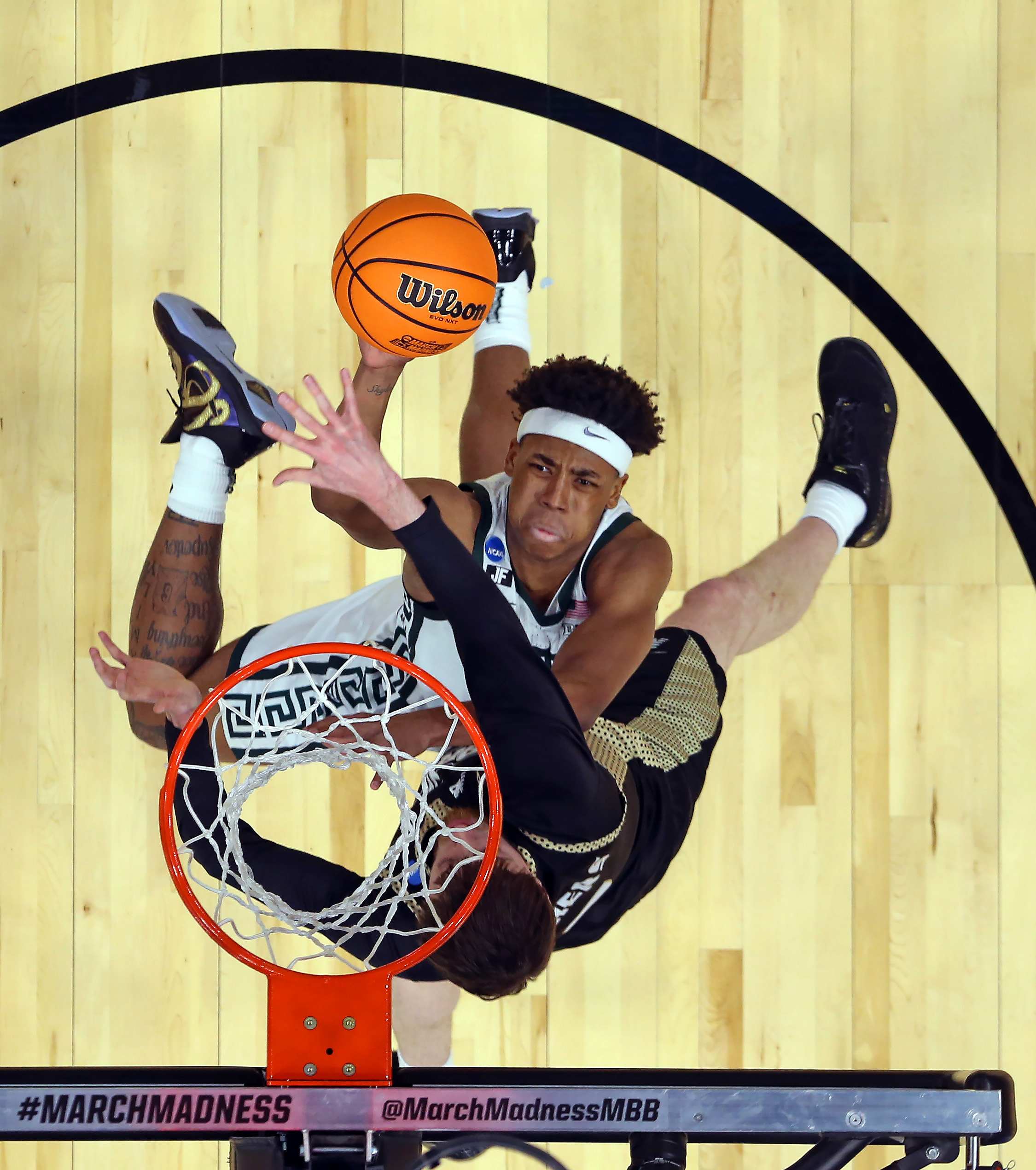 Michigan State Spartans vs. Bryant Bulldogs, first round, NCAA ...