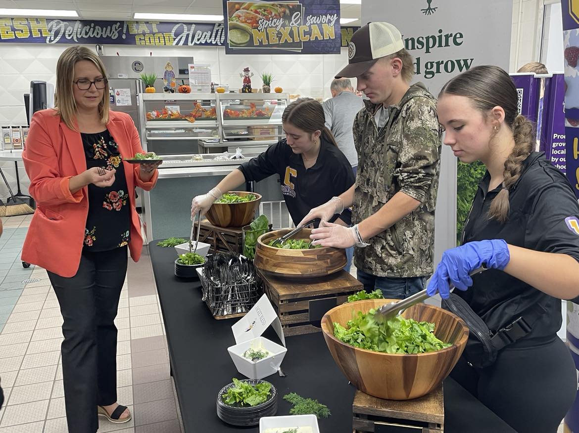 Concord High students celebrate first hydroponics harvest - mlive.com