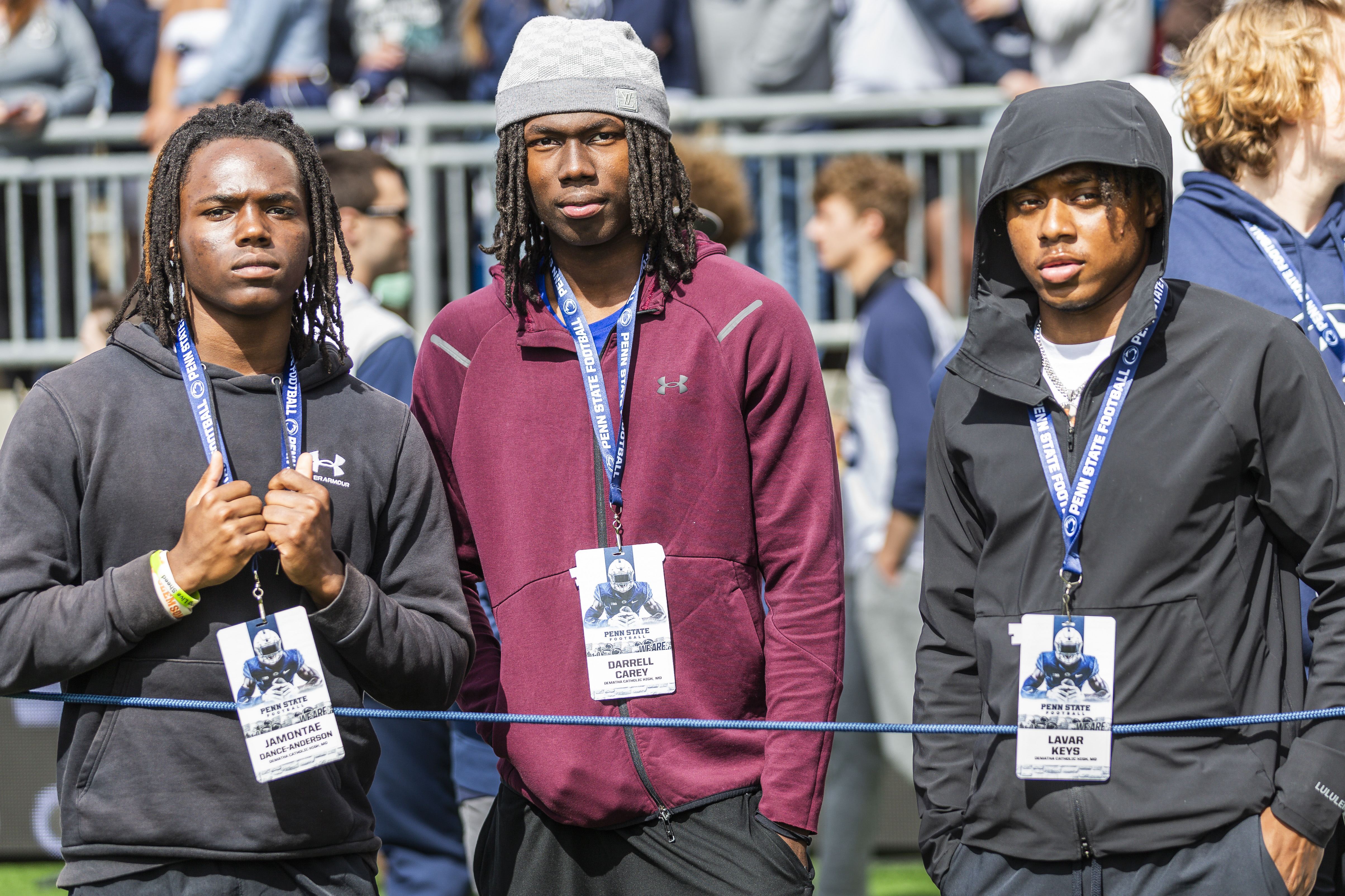 Penn State football recruits at the Blue-White game - pennlive.com