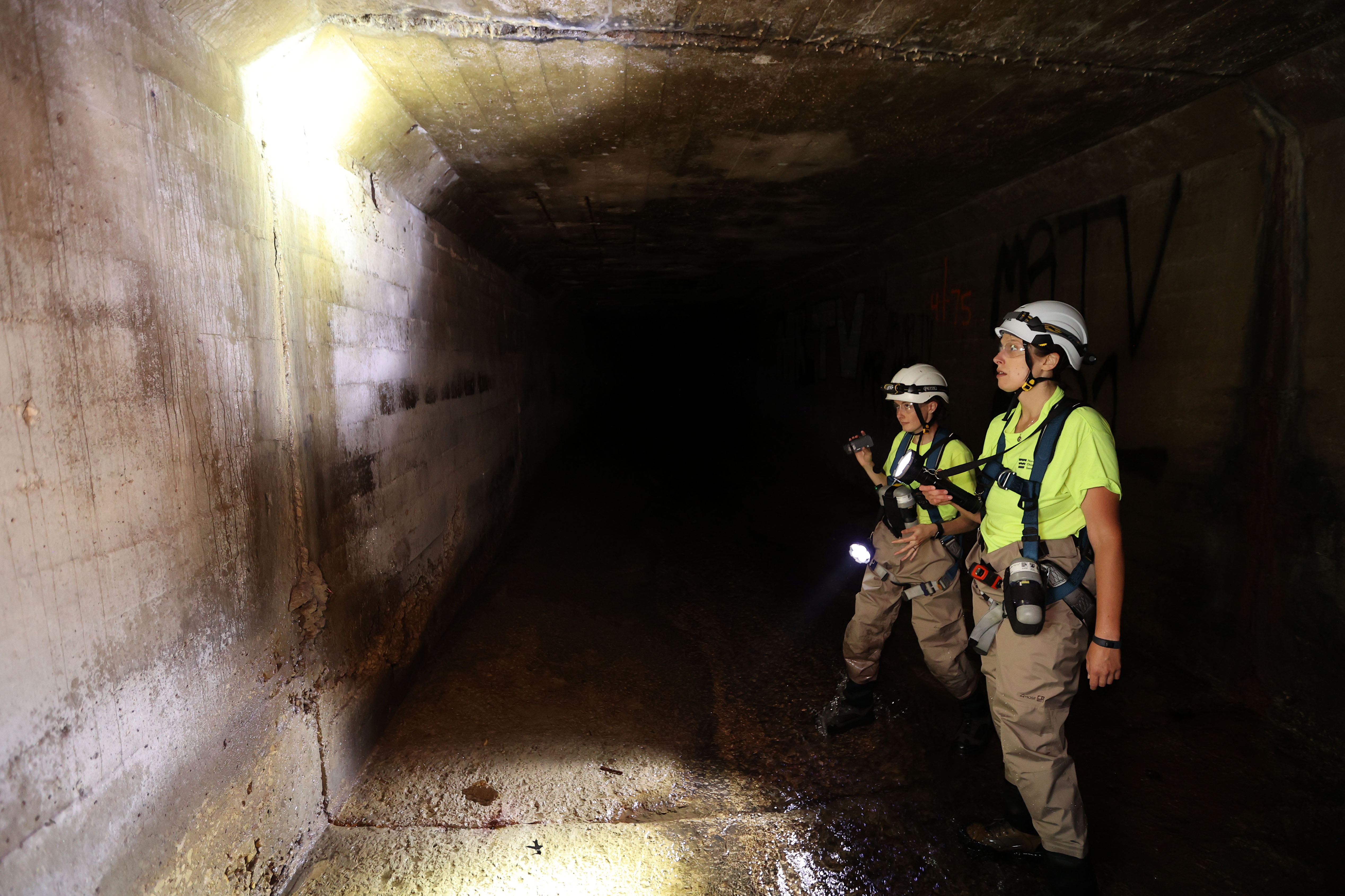 Sewer District inspects Doan Brook culvert, July 21, 2022 - cleveland.com