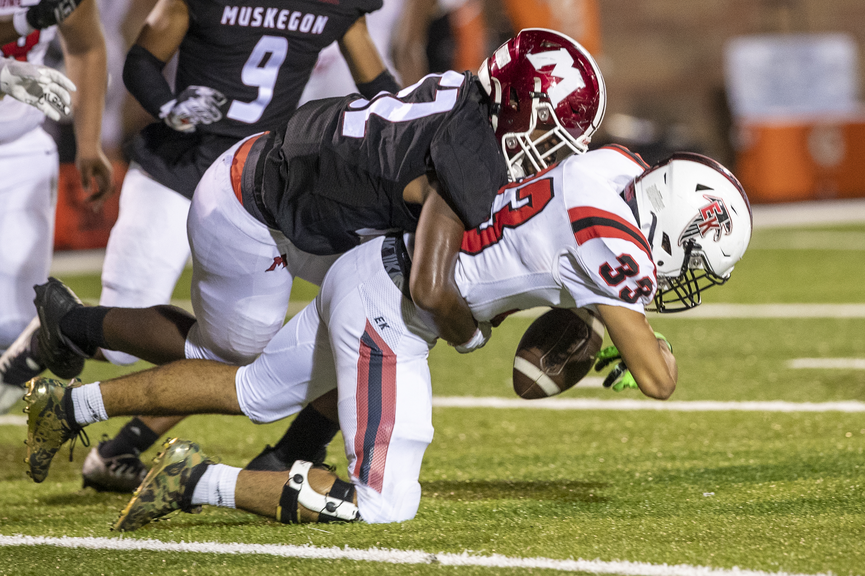 Muskegon football hosts East Kentwood in Hackley Stadium Showcase ...