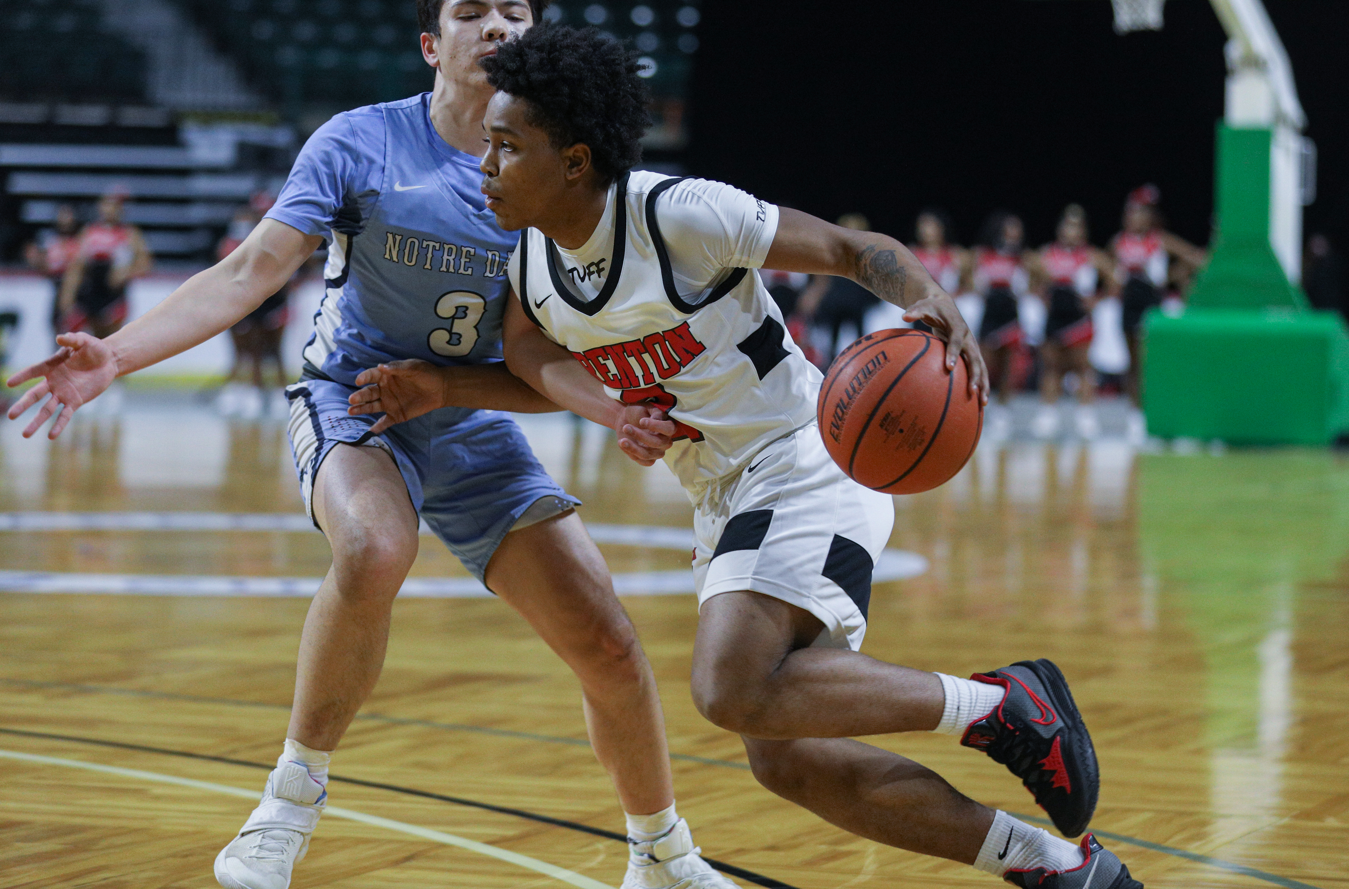 Mercer County Tournament Semifinals - Notre Dame vs Trenton Central at ...