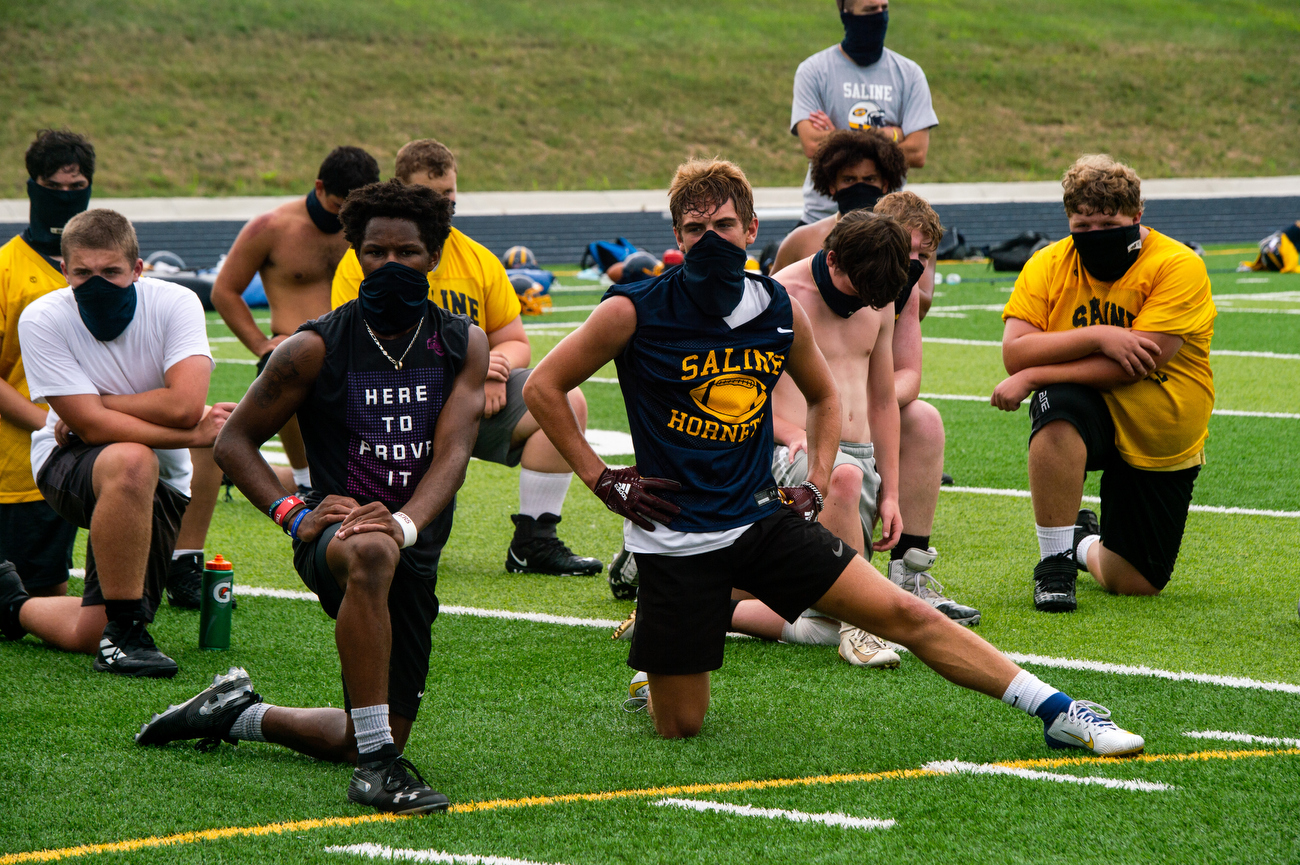 Saline Football Practice 2020 - mlive.com