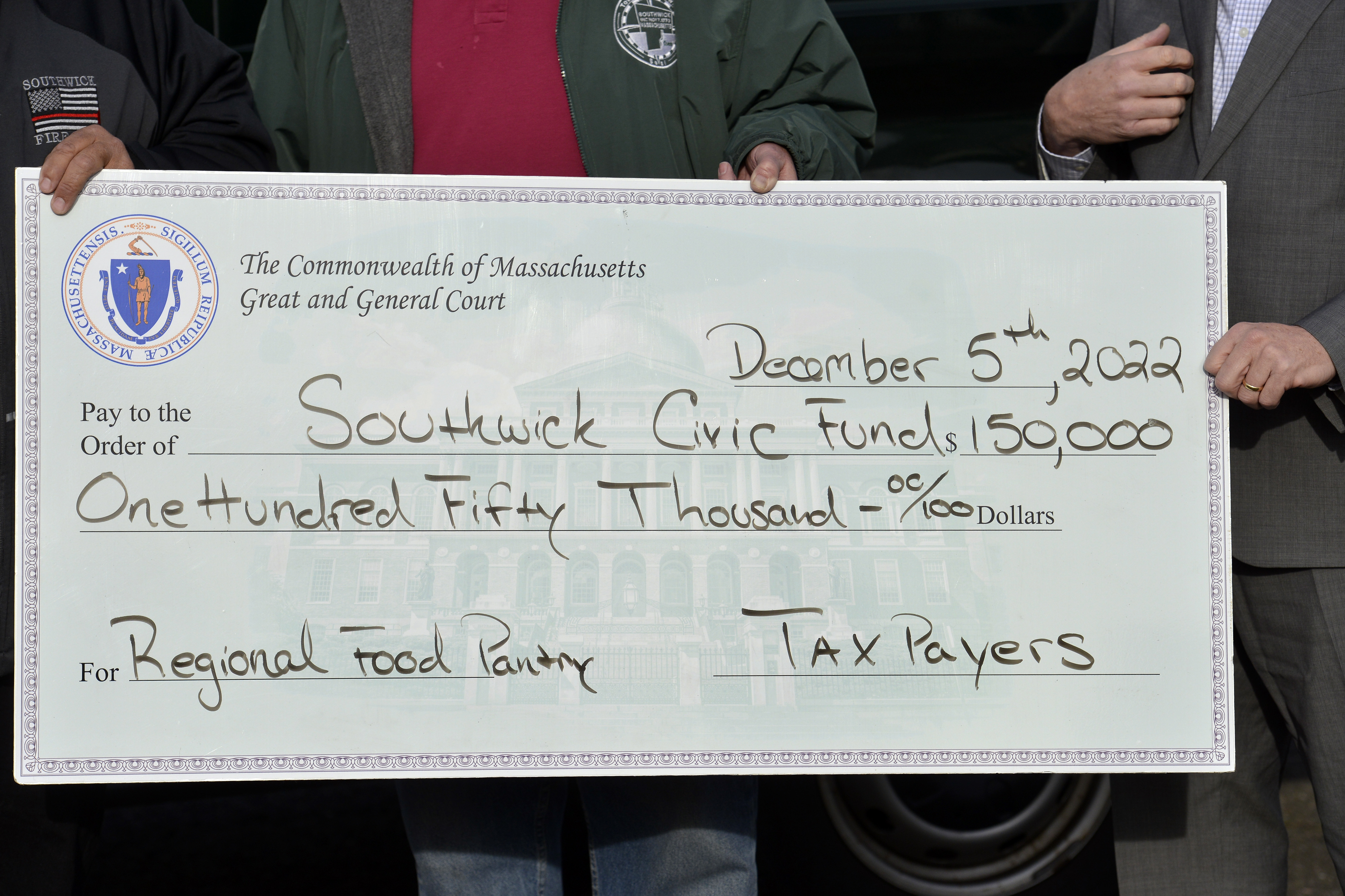 Our Community Food Panty in Southwick to benefit from $150,000 state ...