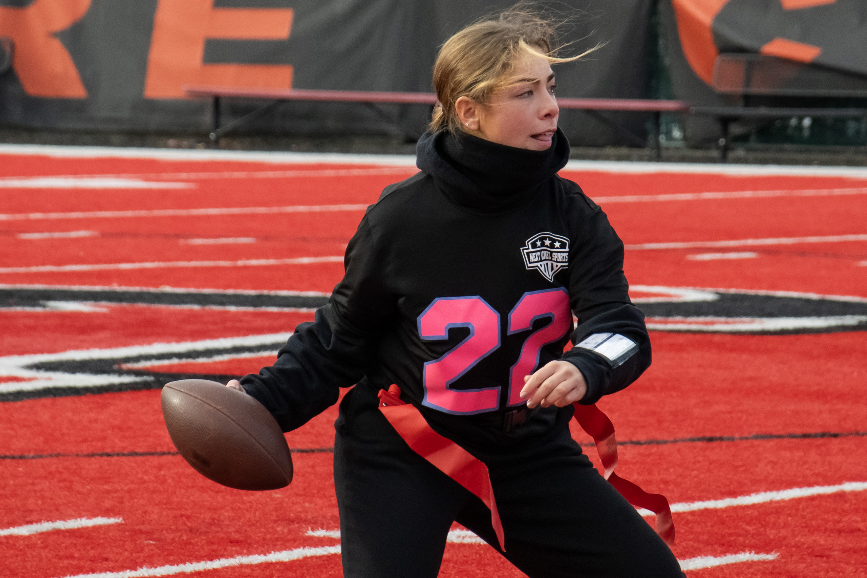 Next Level Flag Football players compete in a championship game at ...