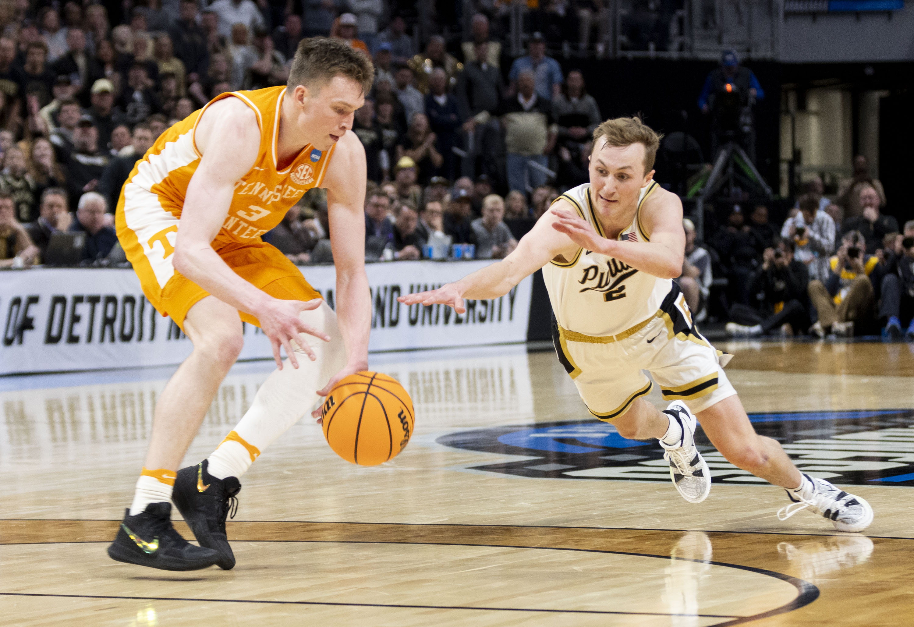 See photos as Purdue basketball defeats Tennessee 72-66 in Detroit ...